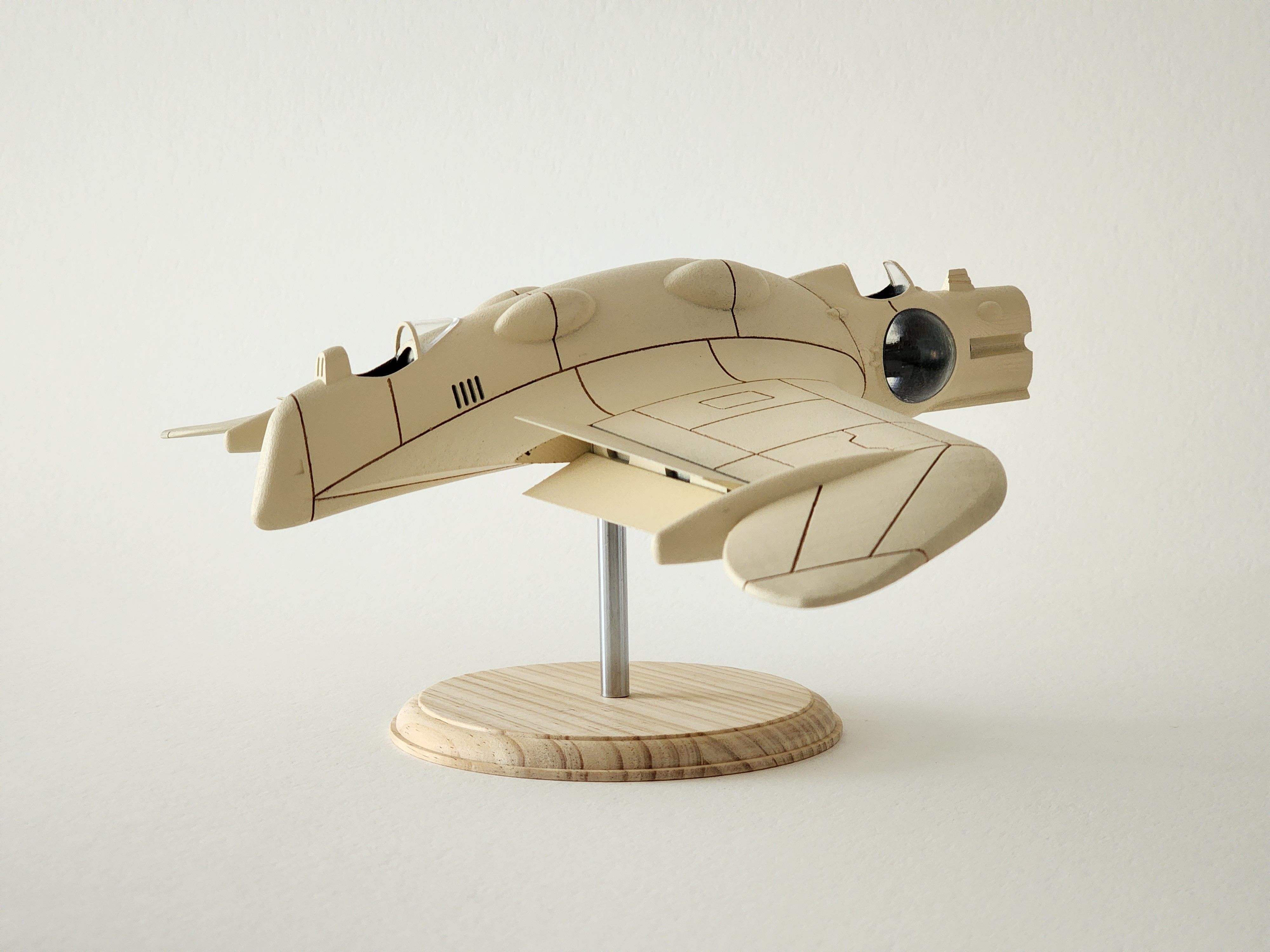 Nausicaa Gunship 3D model 3D printable | CGTrader