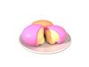 Mochi Ice Cream Illustration 3D model | CGTrader