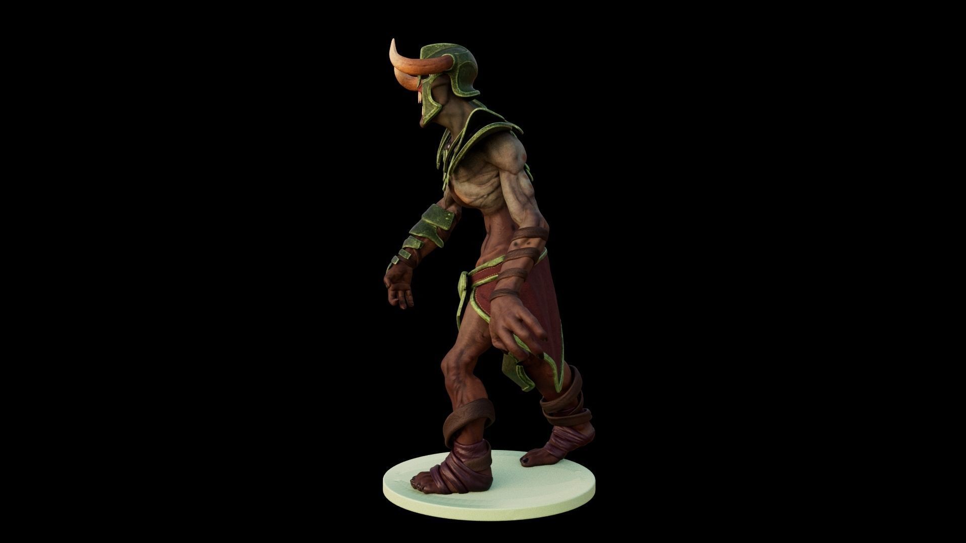 3D model Undying Hero Character of Dota 2 Game Low poly and Highpoly VR ...