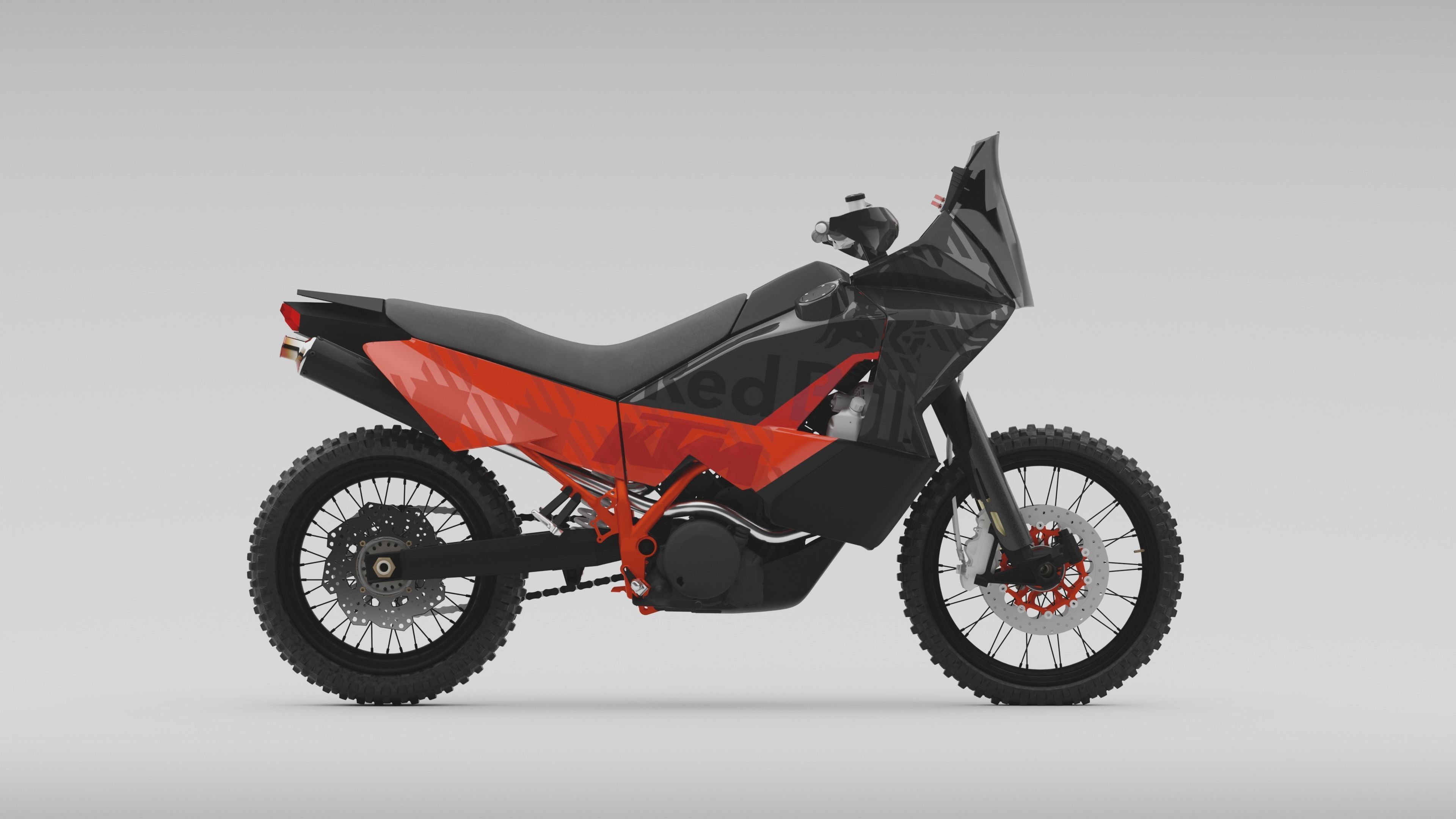 KTM 990 Adventure Rally 3D model | CGTrader
