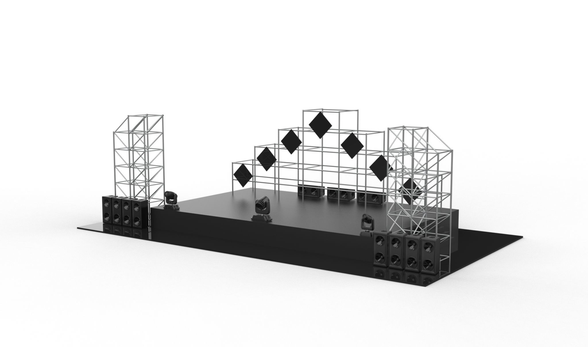 stage 3D model animated | CGTrader