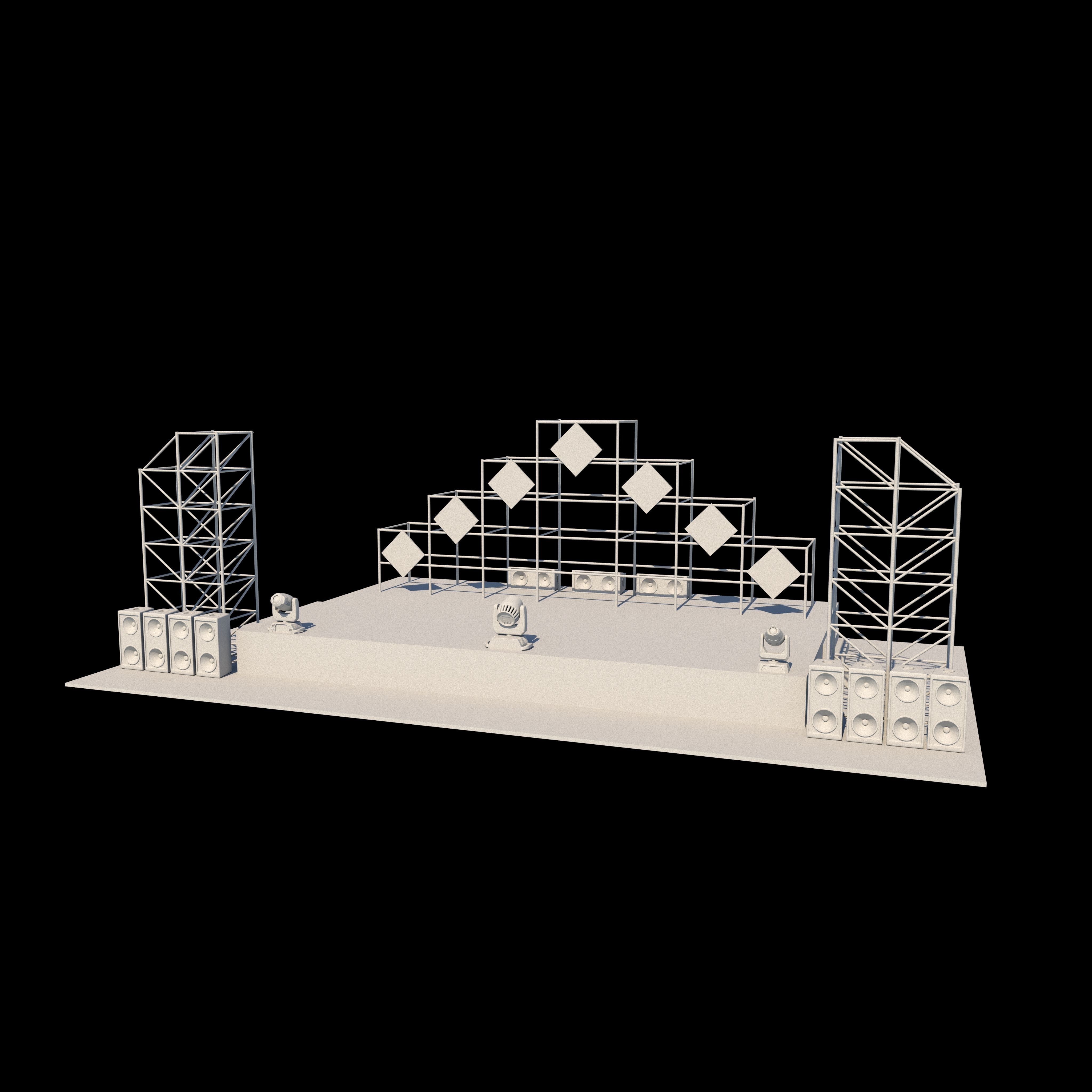 stage 3D model animated | CGTrader
