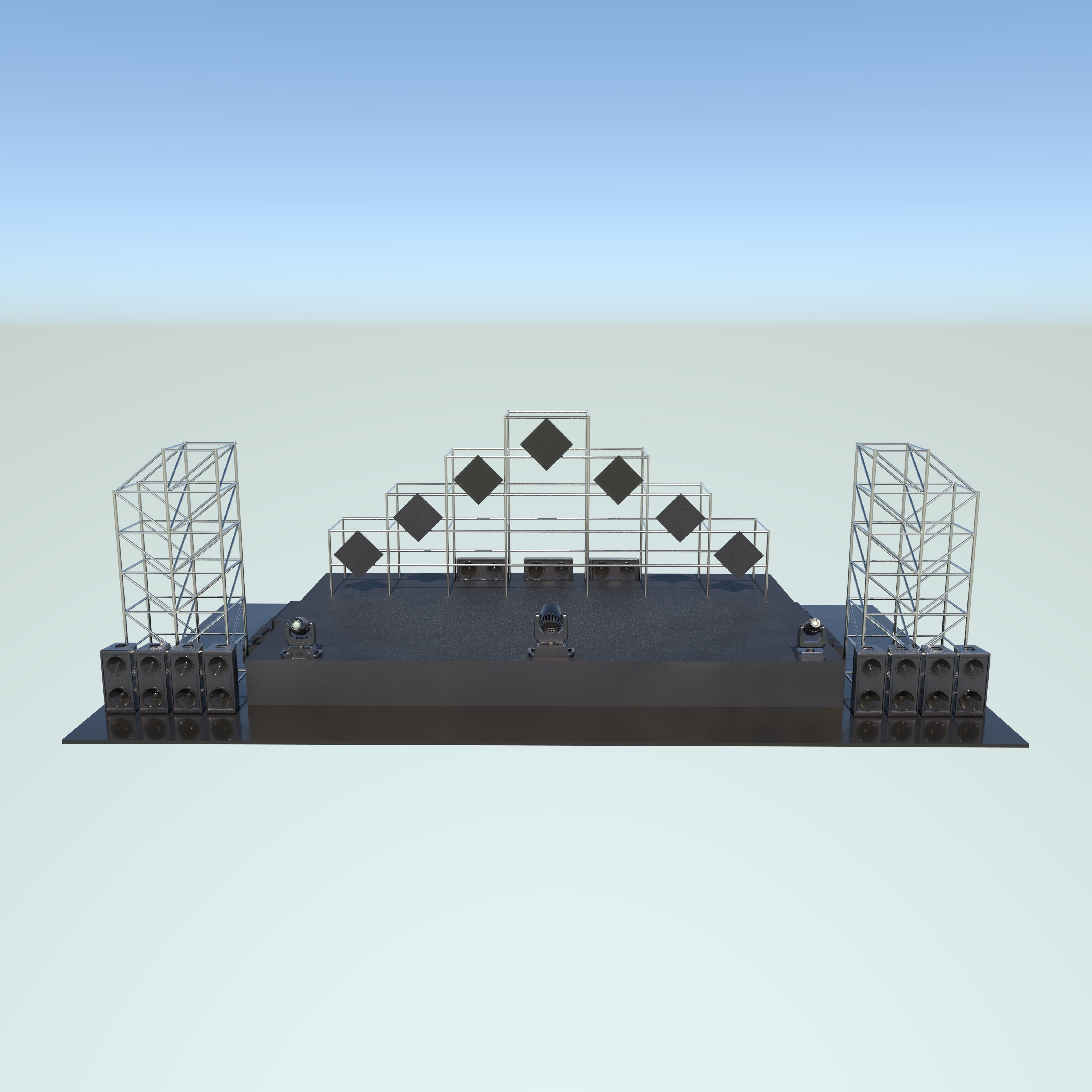 stage 3D model animated | CGTrader