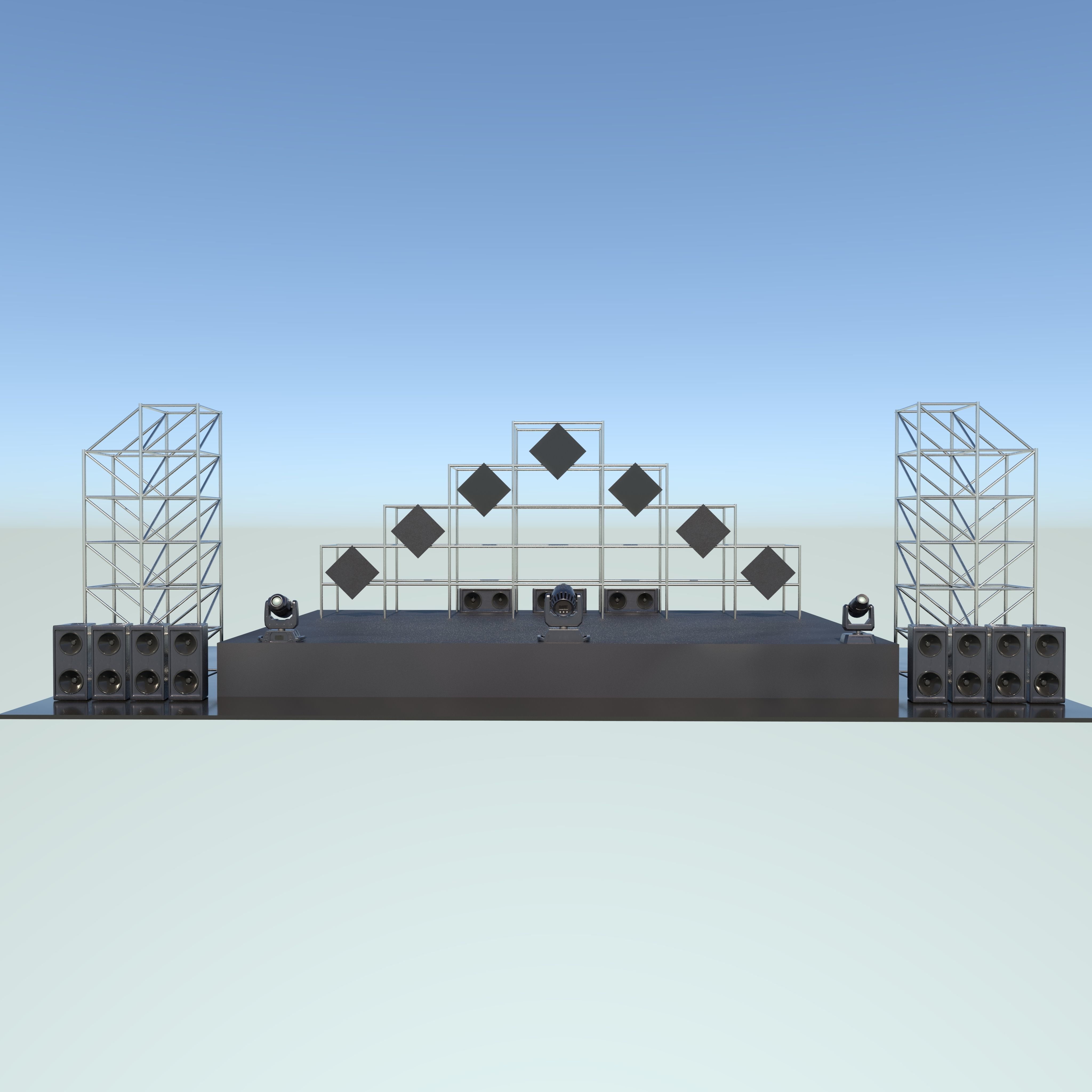 stage 3D model animated | CGTrader