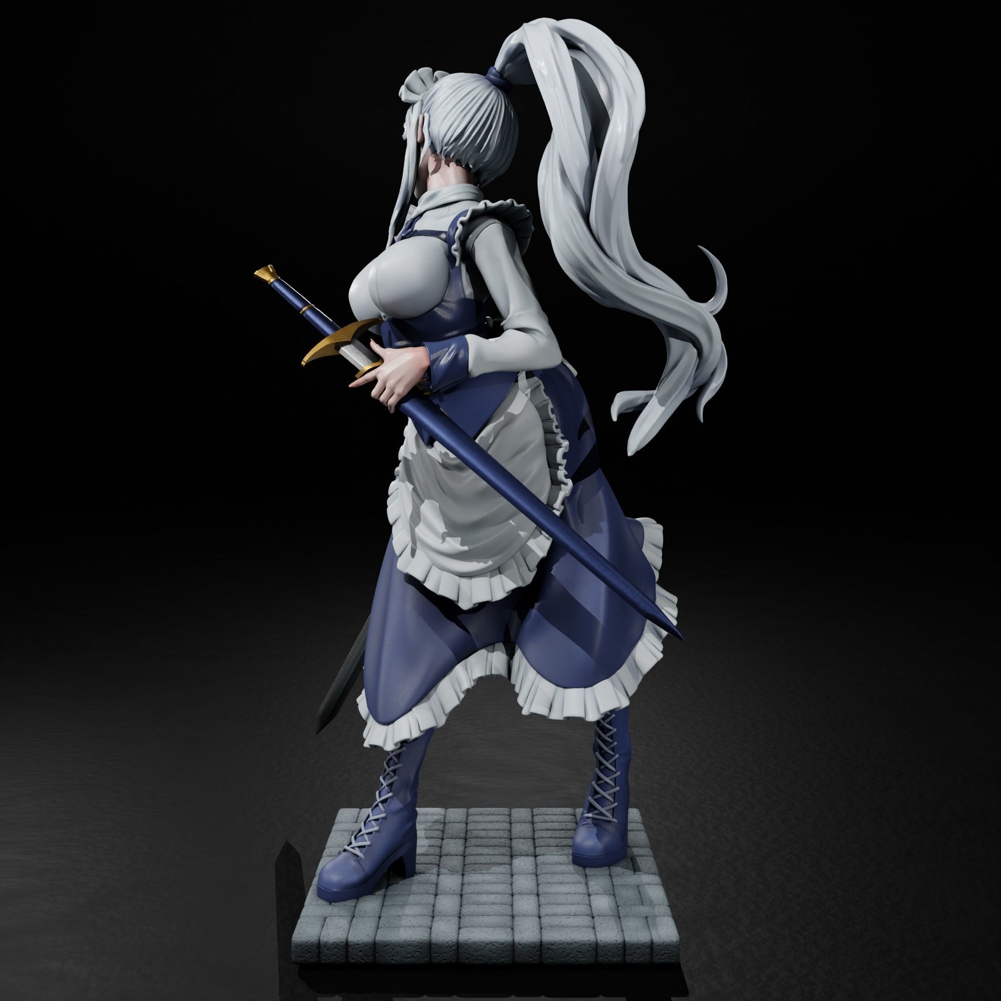 Sylpha Langlis - I Was Reincarnated as the 7th Prince 3D model 3D ...