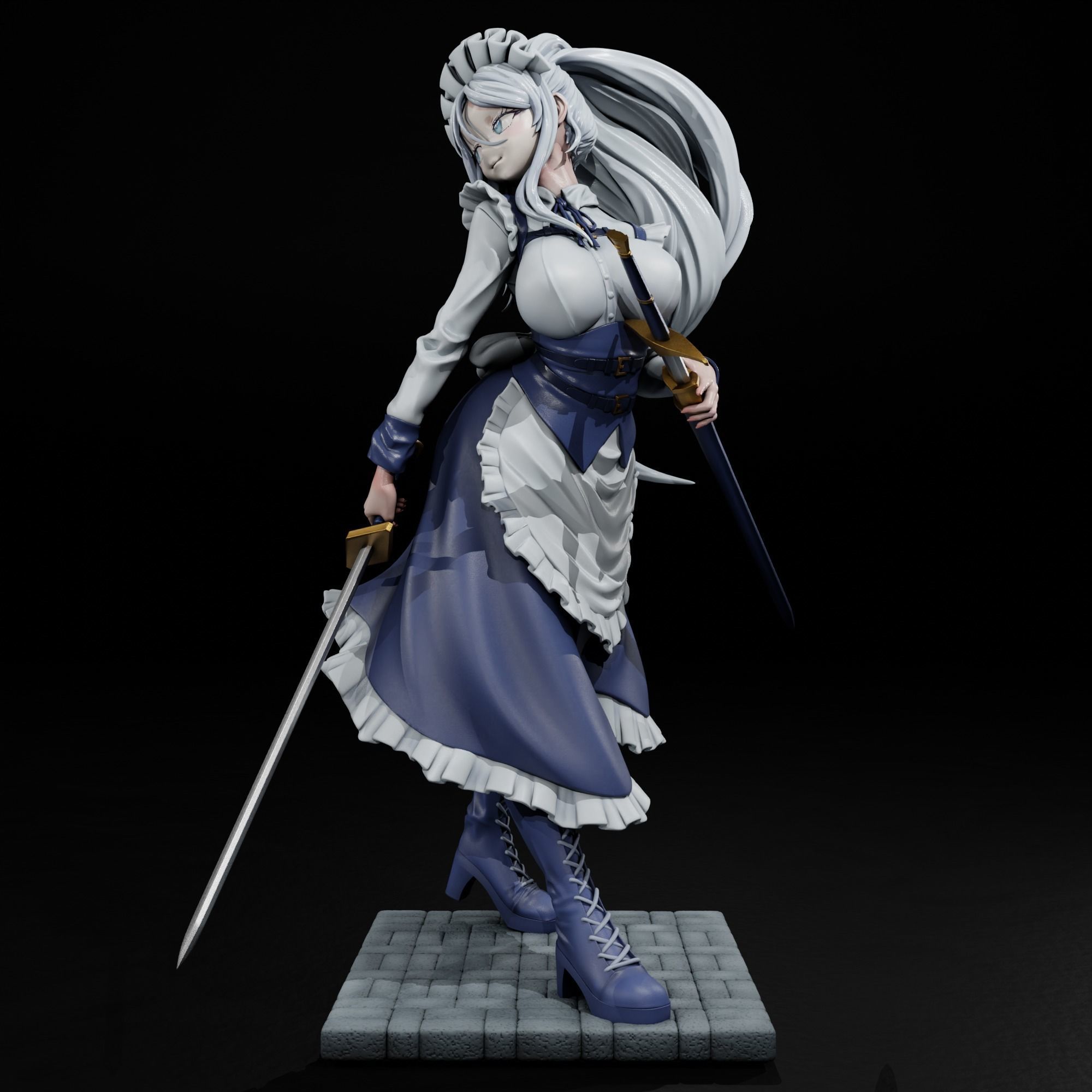 Sylpha Langlis - I Was Reincarnated as the 7th Prince 3D model 3D ...