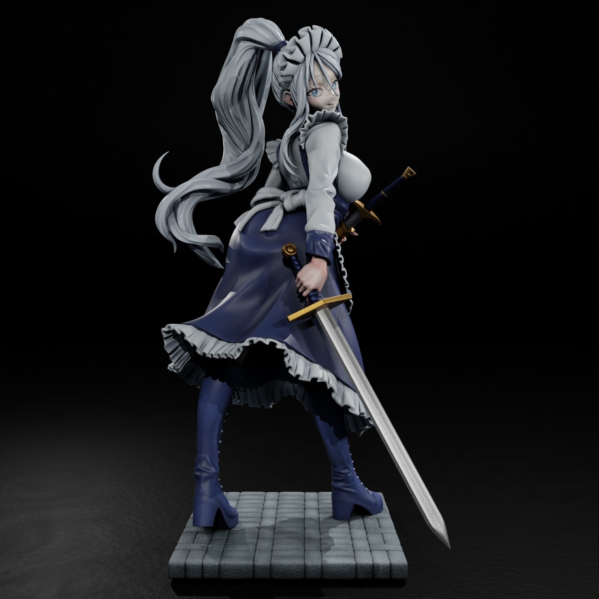 Sylpha Langlis - I Was Reincarnated as the 7th Prince 3D model 3D ...