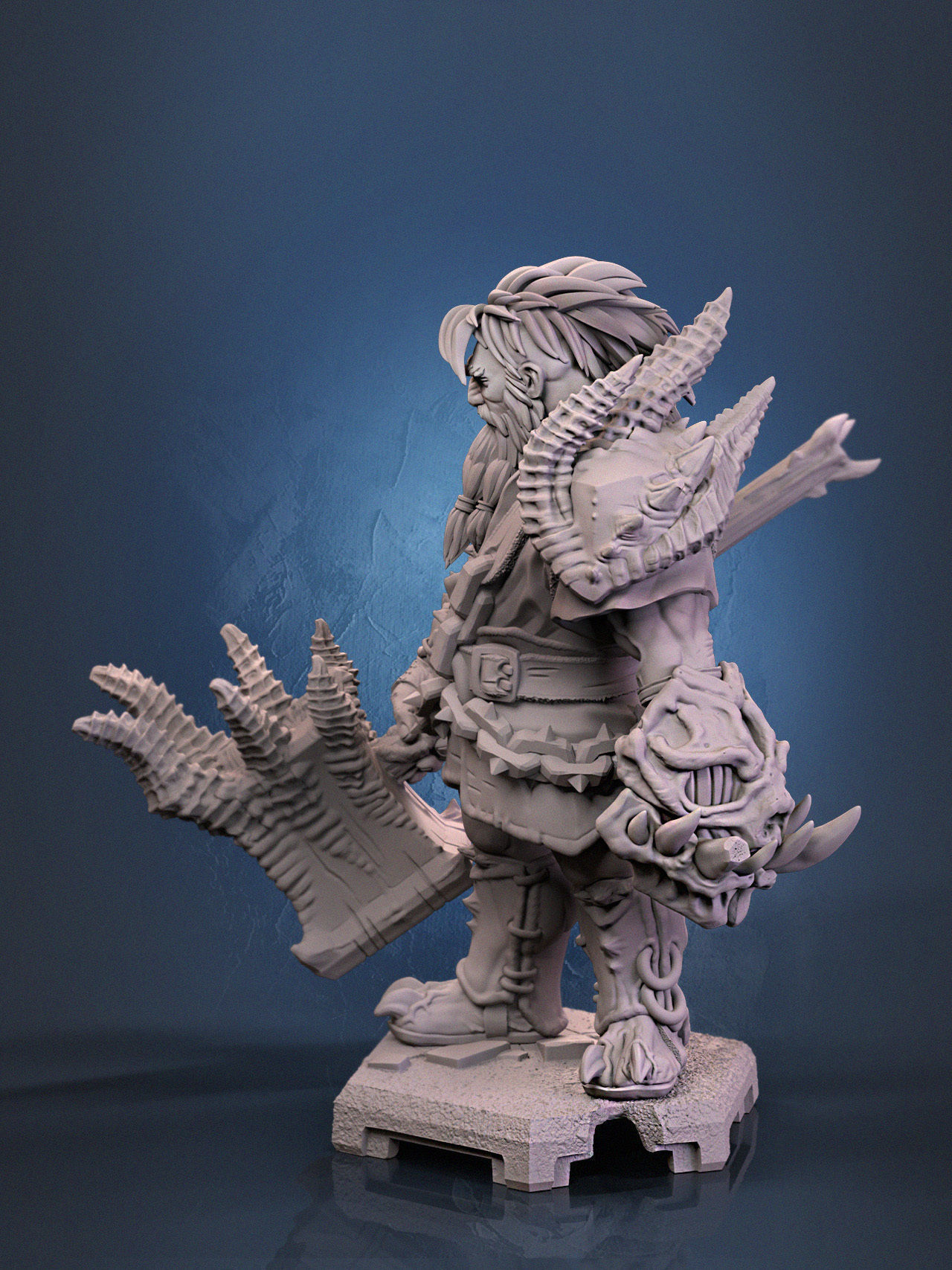 Hagall Iron Dwarf - Demon Guard Armor Set 3D model 3D printable | CGTrader
