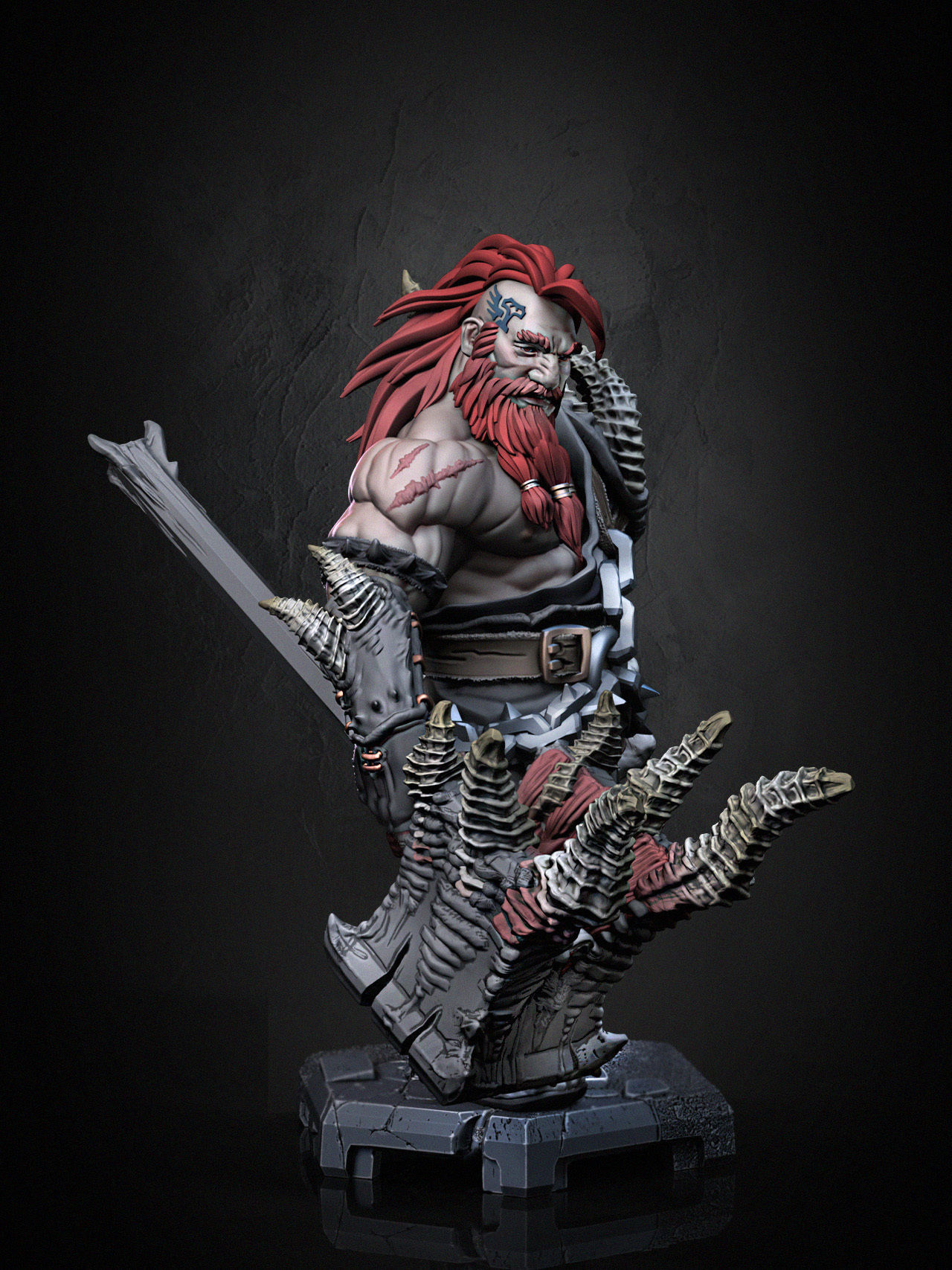 Hagall Iron Dwarf - Demon Guard Armor Set 3D model 3D printable | CGTrader