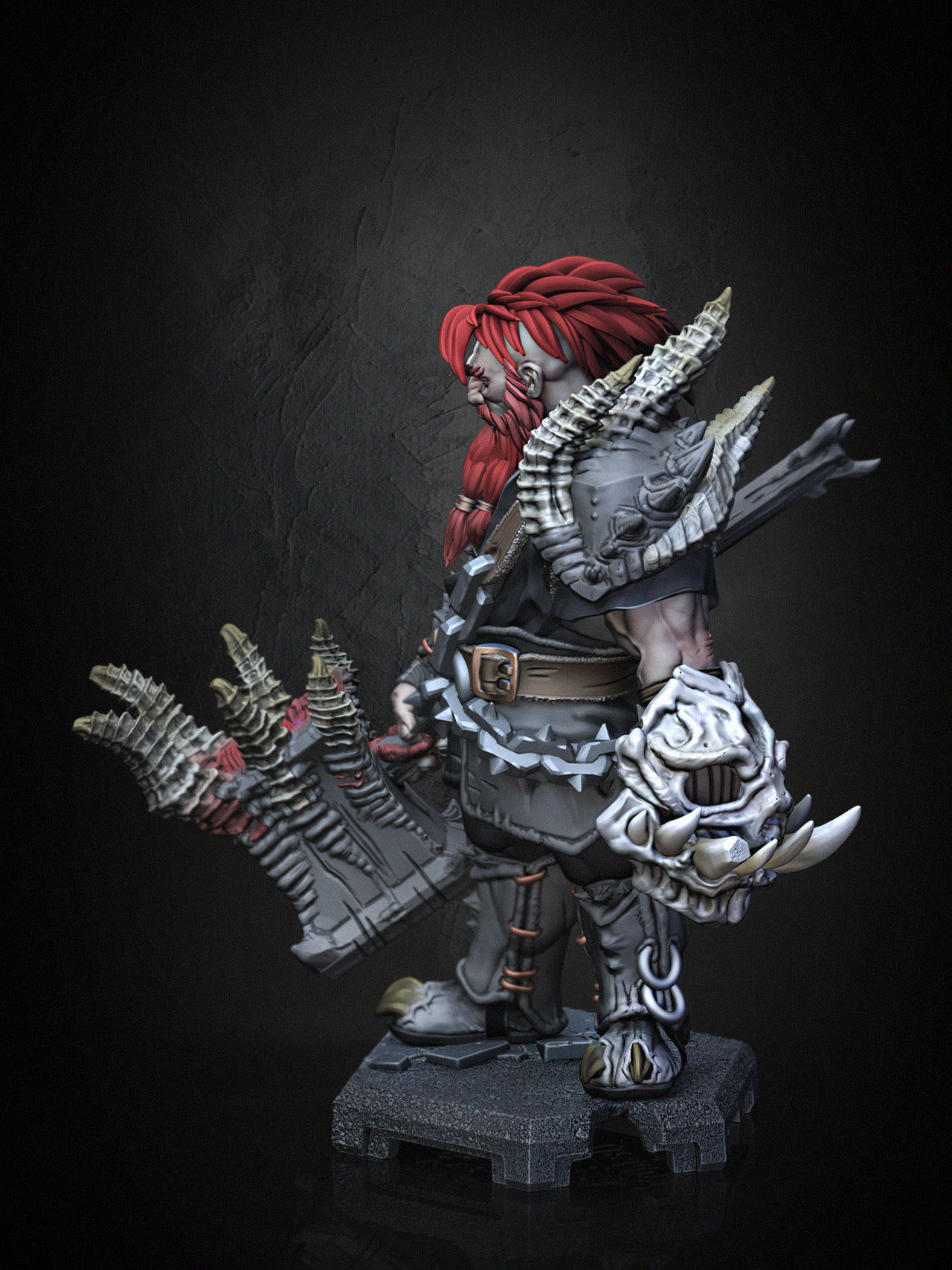 Hagall Iron Dwarf - Demon Guard Armor Set 3D model 3D printable | CGTrader