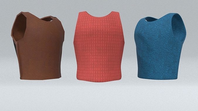 3D model laos Game Tanktop VR / AR / low-poly | CGTrader