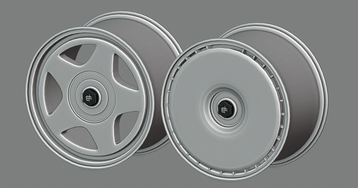 3D model Turbo Bastard Wheels VR / AR / low-poly | CGTrader