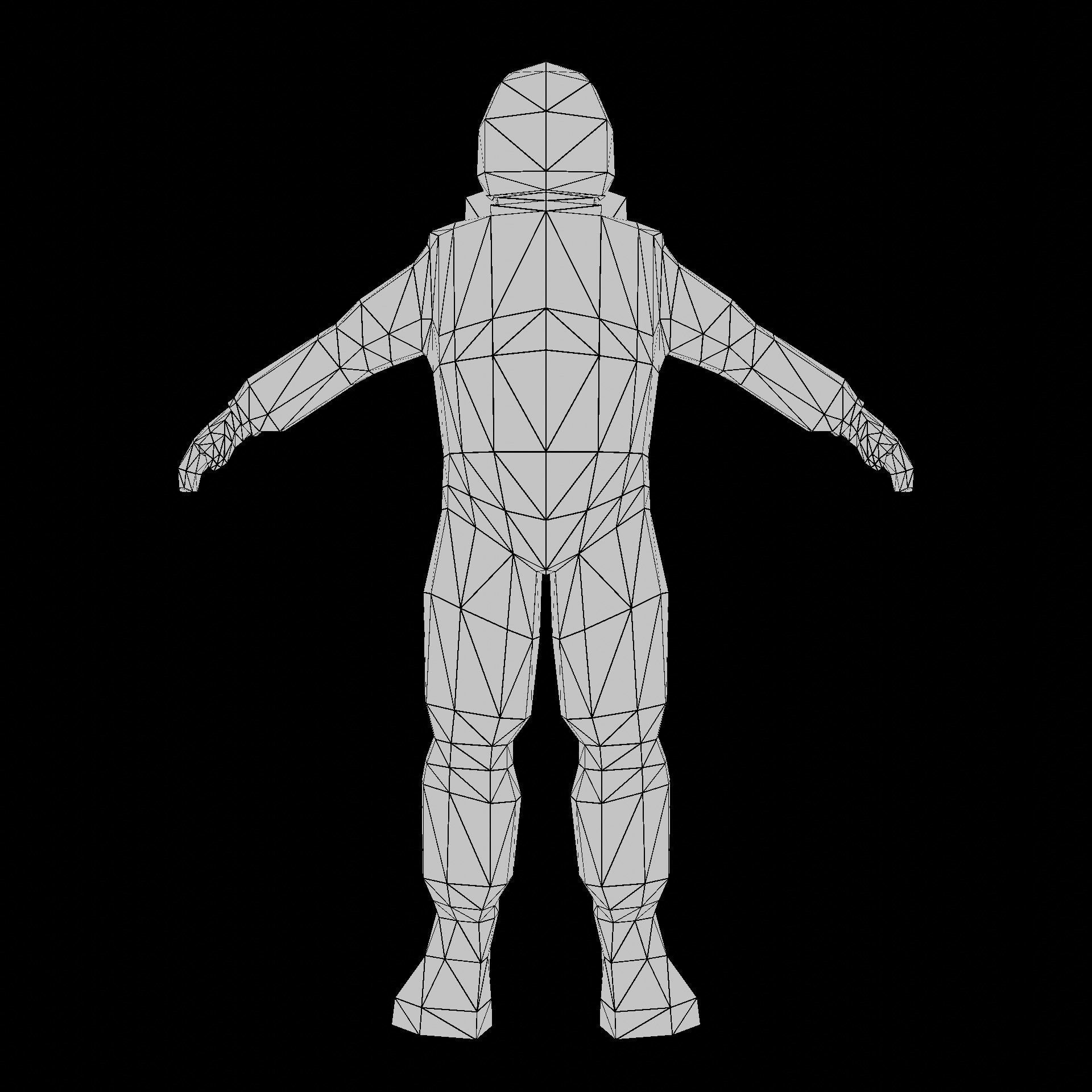 3D model PS1 PSX low poly astronaut VR / AR / low-poly | CGTrader