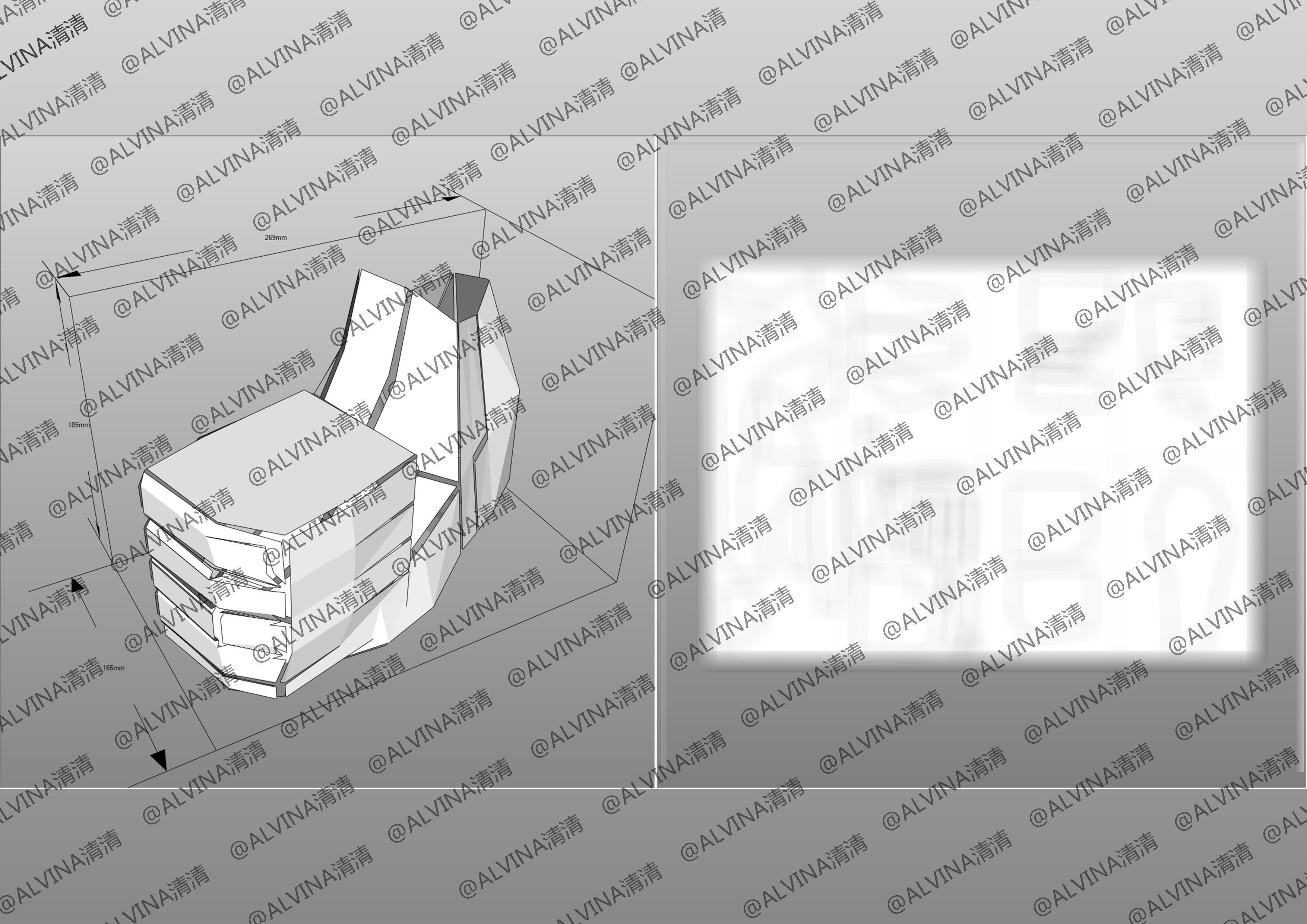 3D model Kamen Rider Geats Command Form Armor - DIY Cosplay Pepakura ...