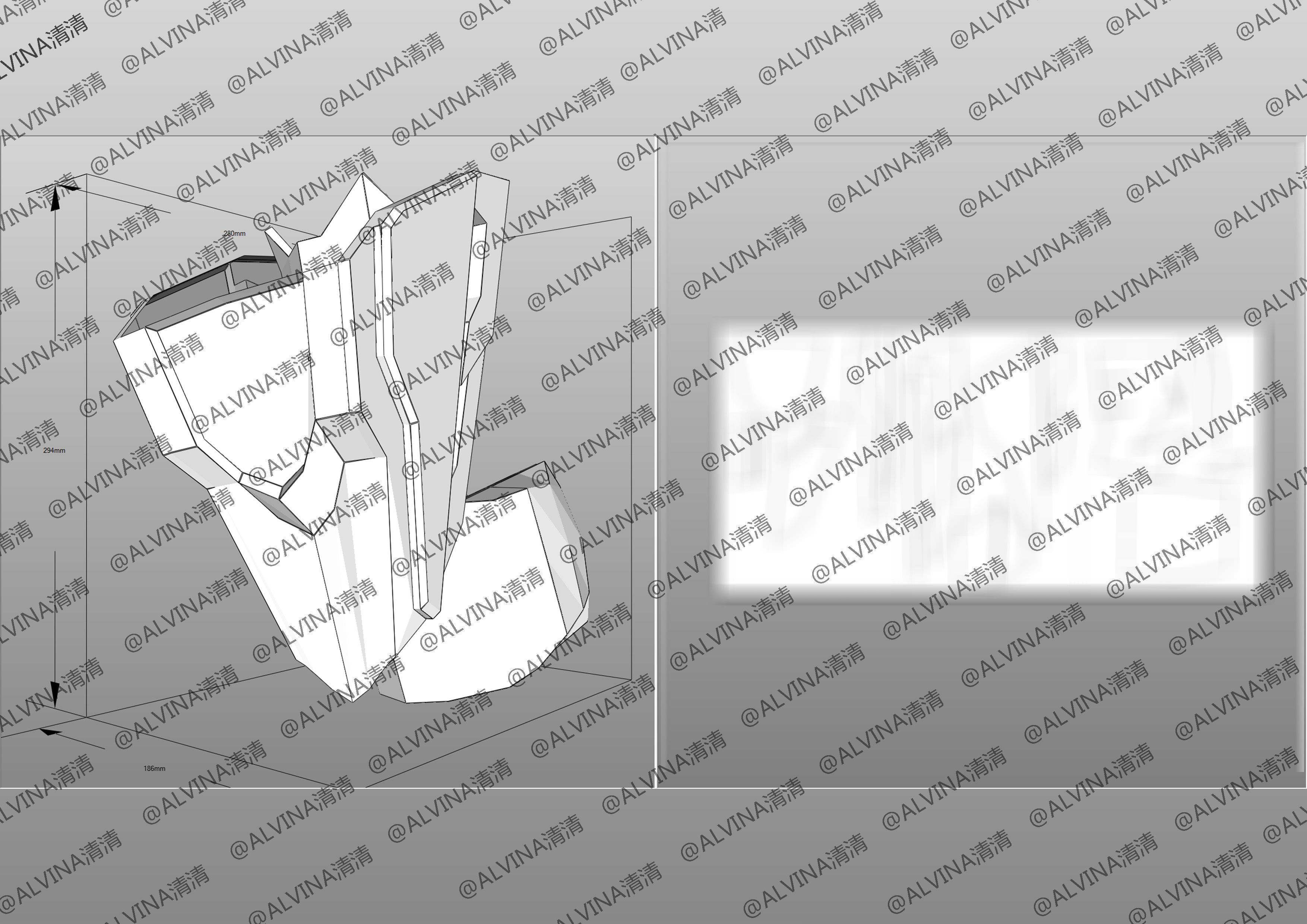 3D model Kamen Rider Geats Command Form Armor - DIY Cosplay Pepakura ...