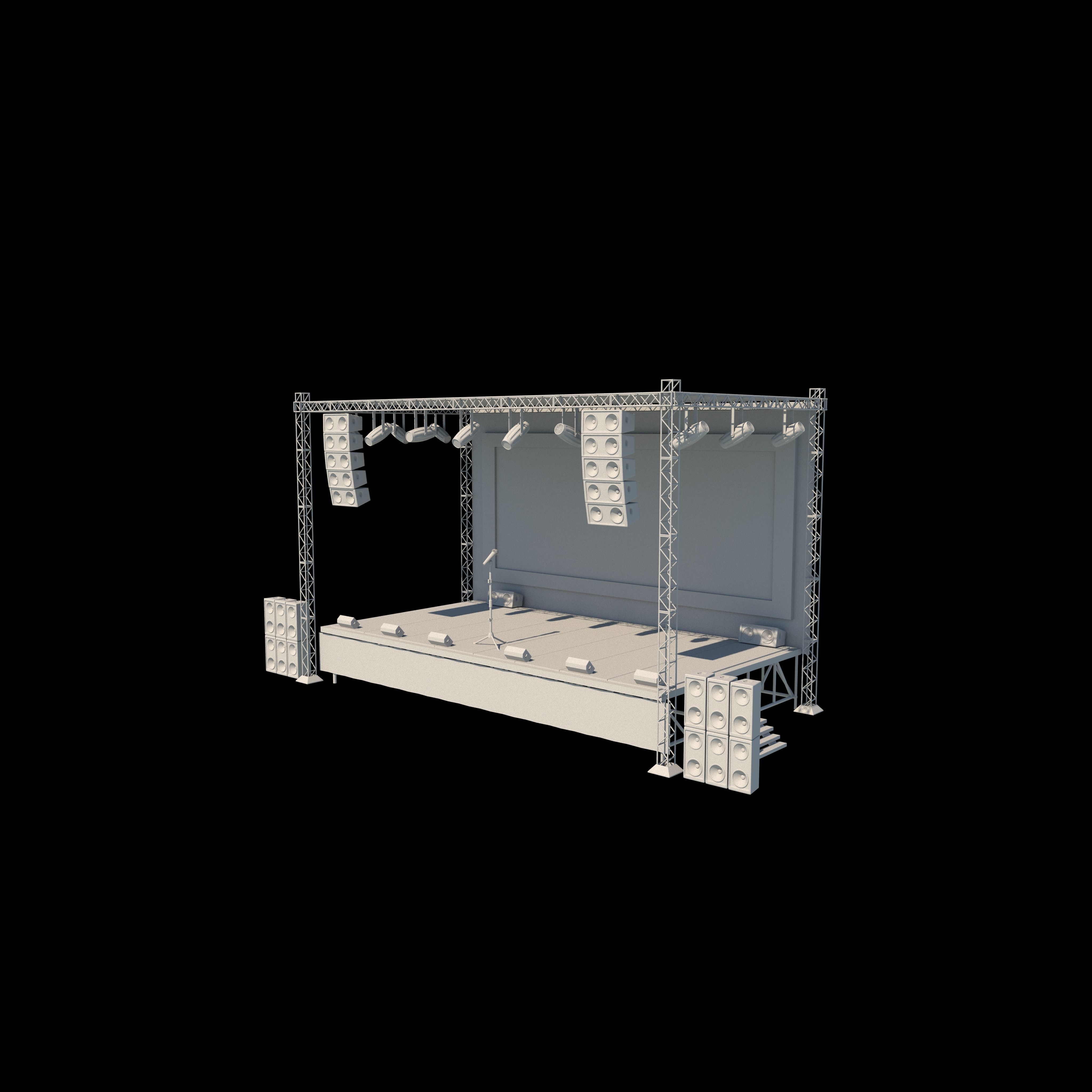 stage 3D model animated | CGTrader