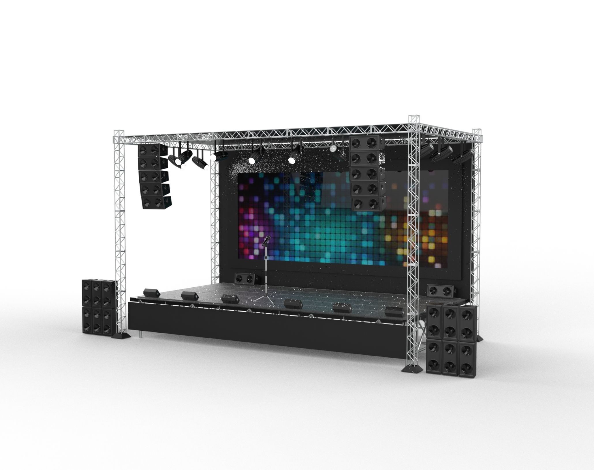 stage 3D model animated | CGTrader