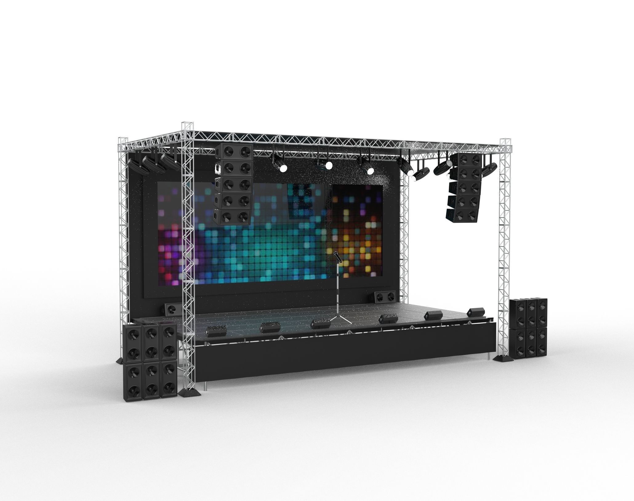 stage 3D model animated | CGTrader