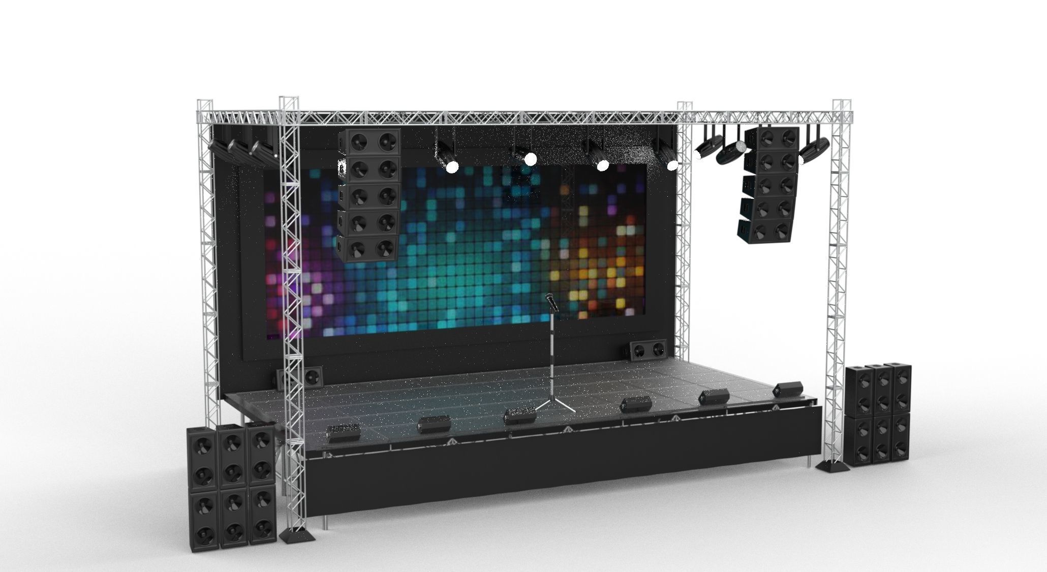 stage 3D model animated | CGTrader