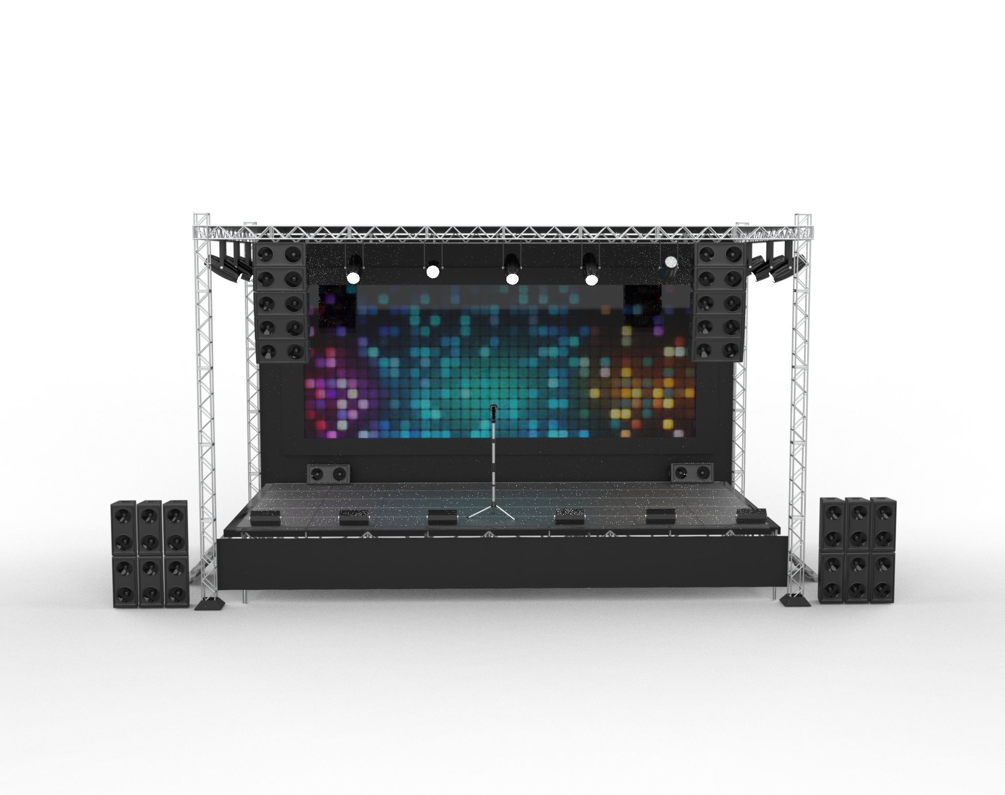 stage 3D model animated | CGTrader