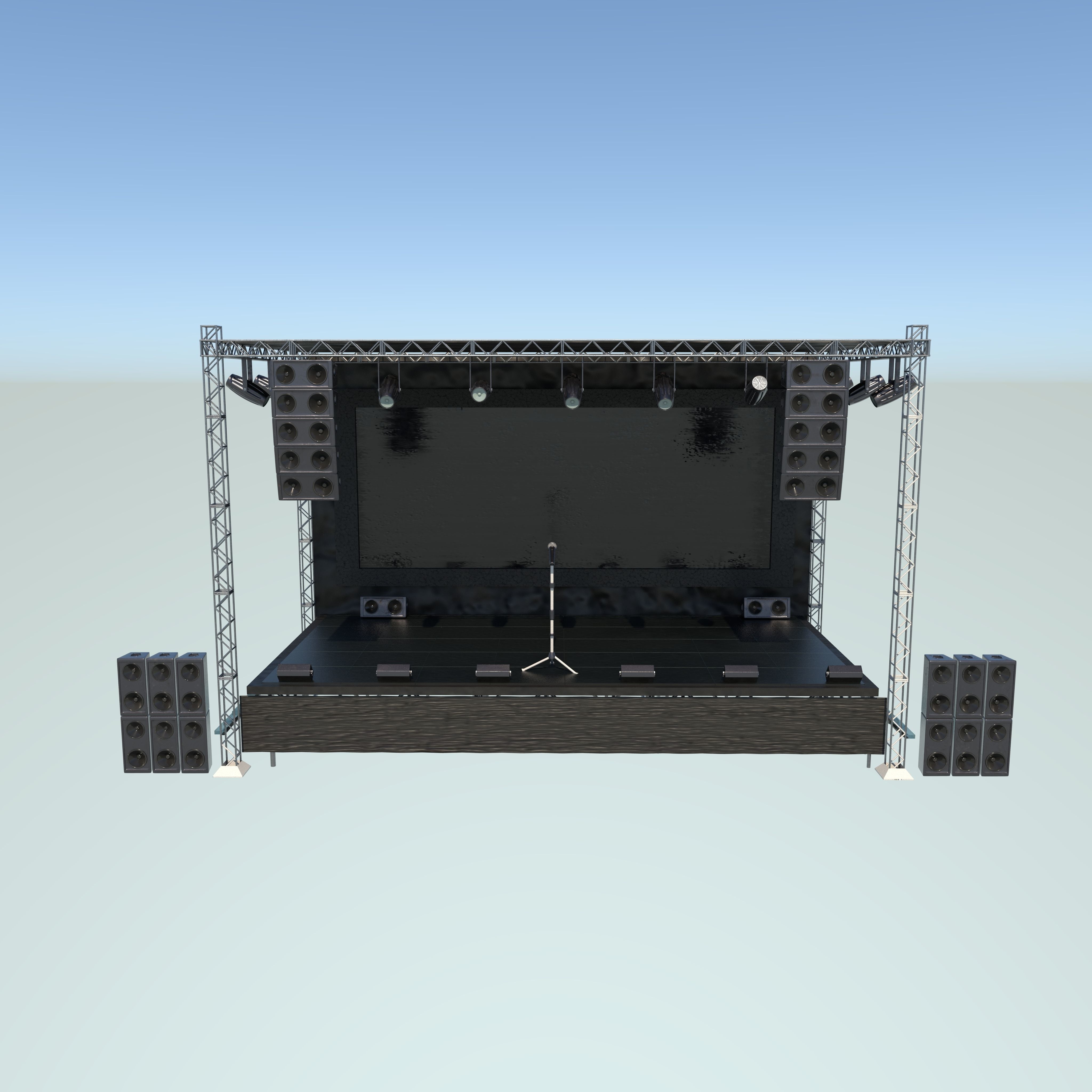 stage 3D model animated | CGTrader