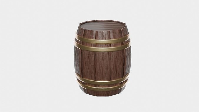 BARREL low-poly 3D model | CGTrader