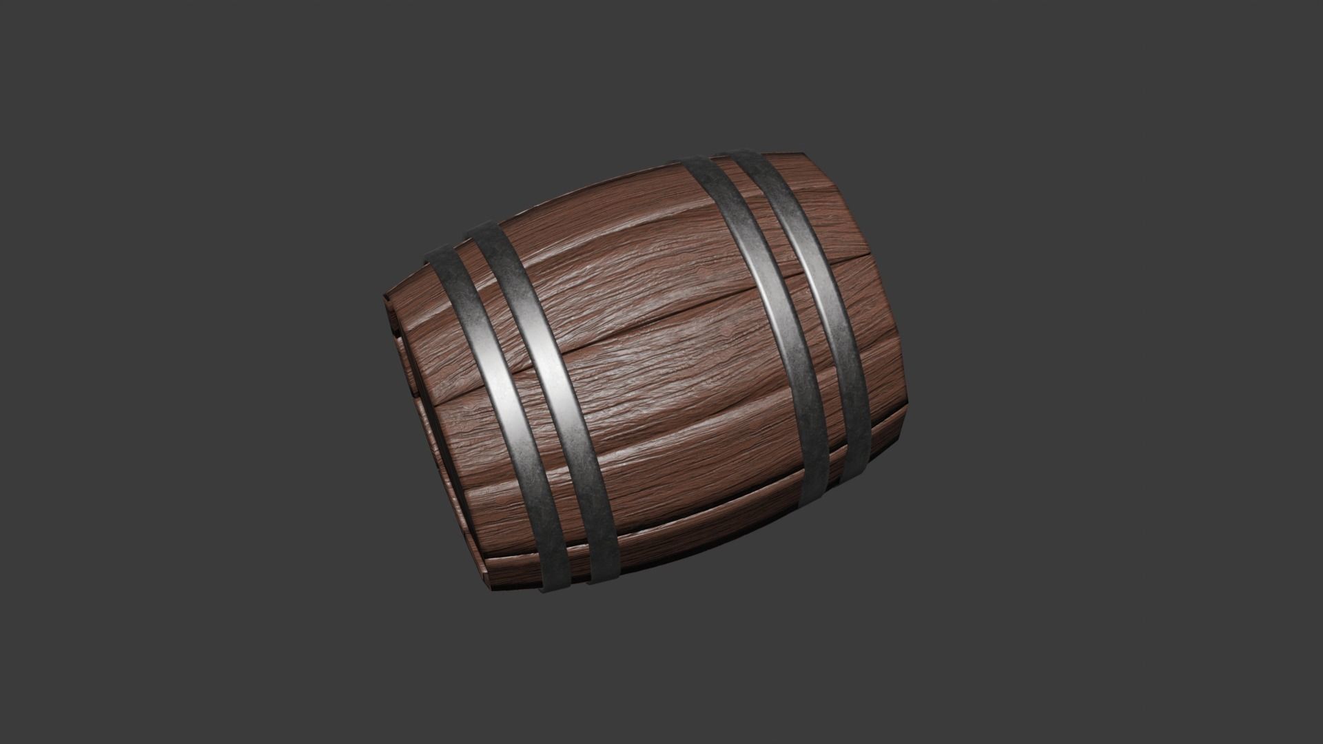 BARREL low-poly 3D model | CGTrader