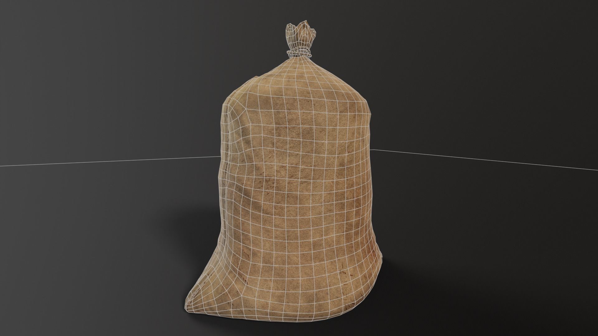 Burlap Sack free VR / AR / low-poly 3D model | CGTrader