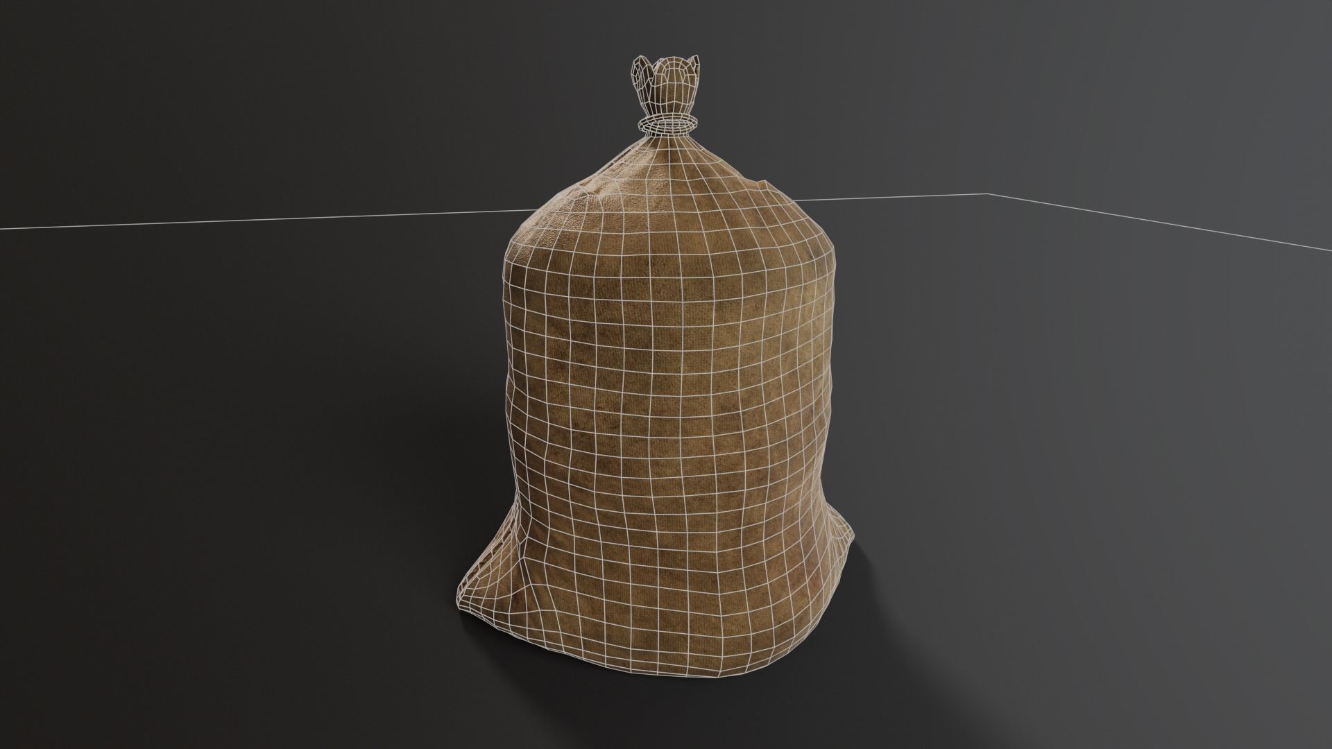 Burlap Sack free VR / AR / low-poly 3D model | CGTrader