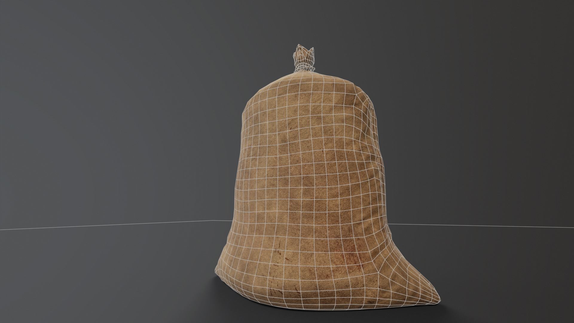 Burlap Sack free VR / AR / low-poly 3D model | CGTrader