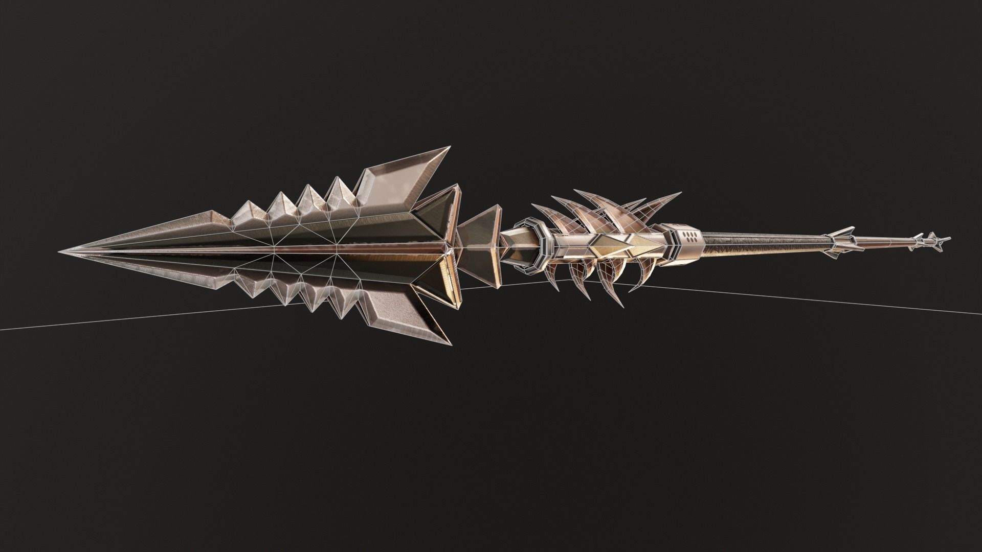 3D model Sci-Fi Barbed Arrows VR / AR / low-poly | CGTrader