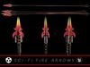 3D model Sci-Fi Fire Arrows VR / AR / low-poly | CGTrader