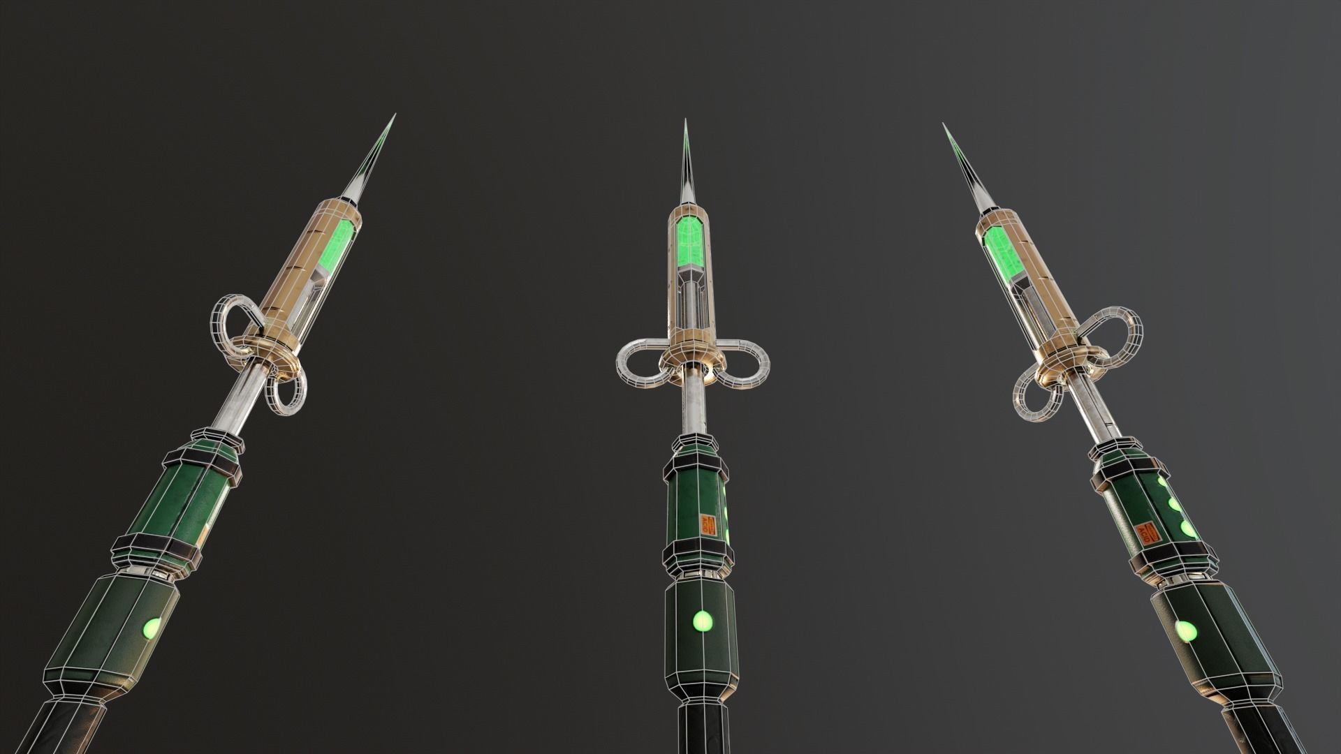 3D model Sci-Fi Poison Arrows VR / AR / low-poly | CGTrader