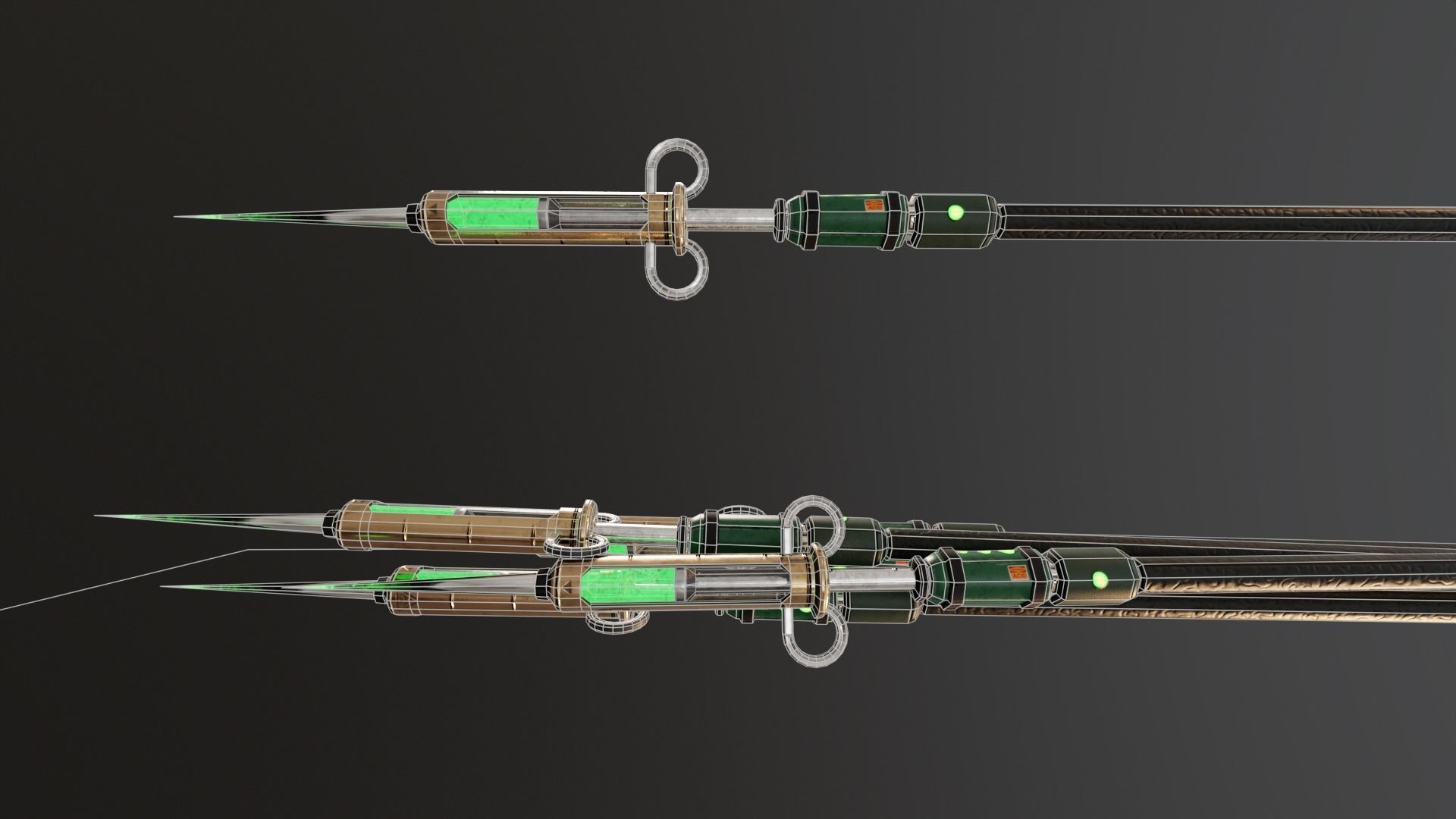 3D model Sci-Fi Poison Arrows VR / AR / low-poly | CGTrader