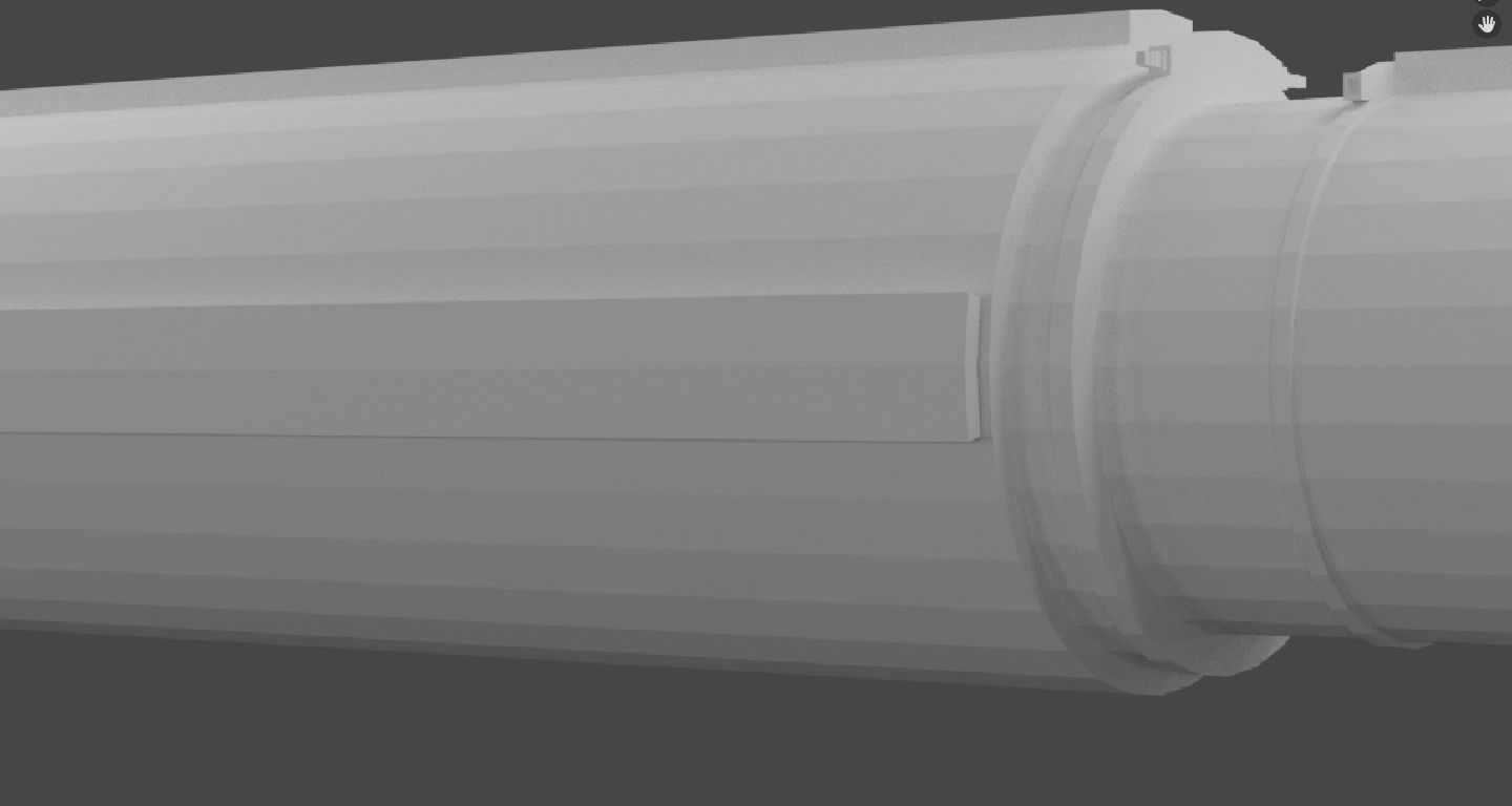 2A46 125mm Tank Gun 3d model free 3D model | CGTrader