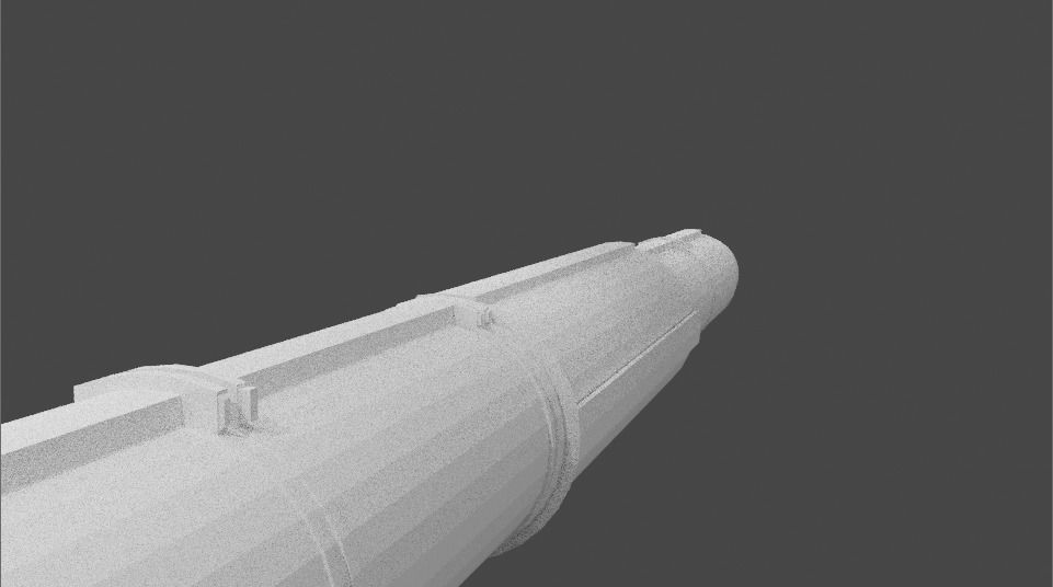 2A46 125mm Tank Gun 3d model free 3D model | CGTrader