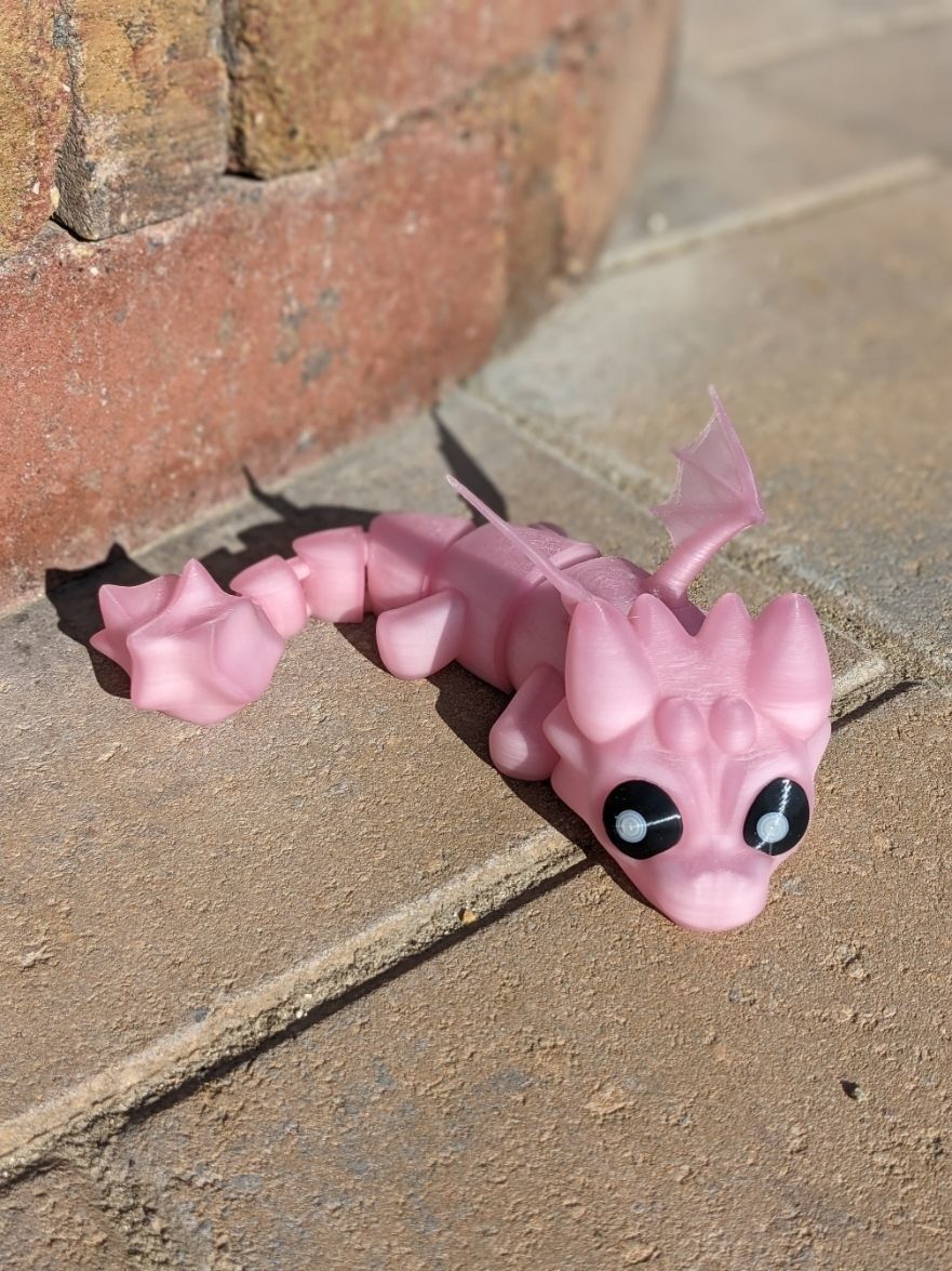 Baby Dragon - Single and Multimaterial printing free 3D model 3D ...