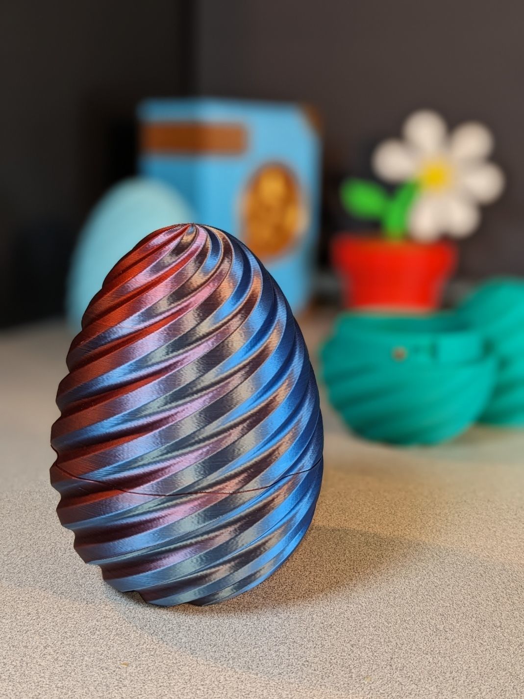 Spiral Dragon Egg free 3D model 3D printable | CGTrader