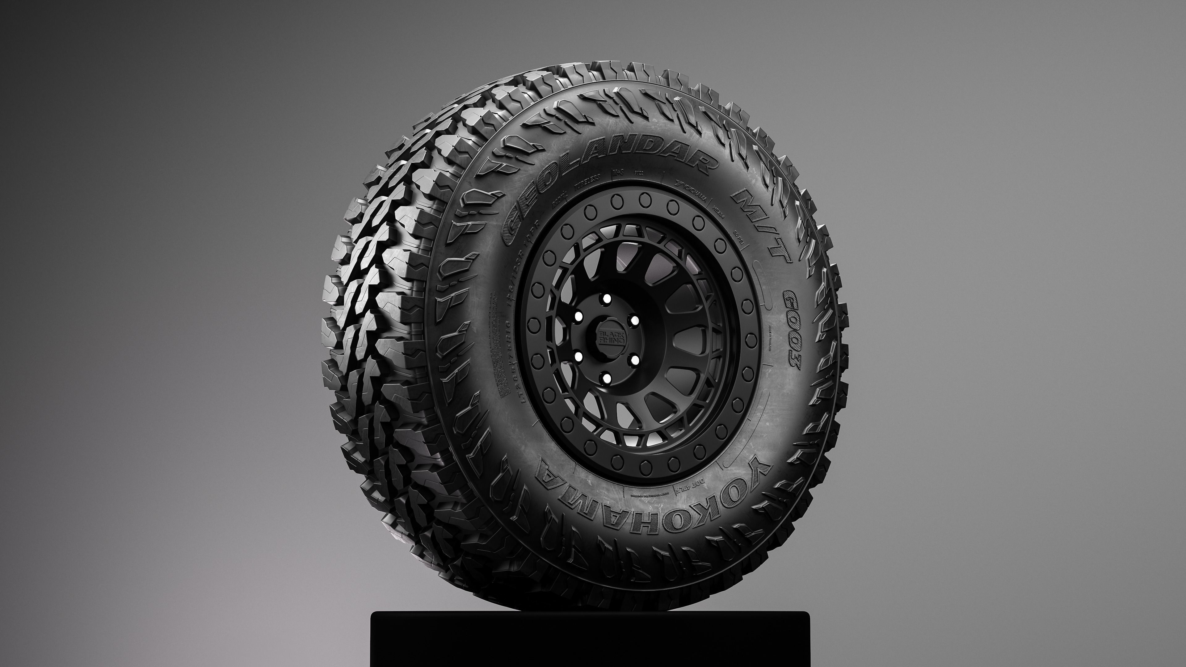 Yokohama Geolander MT G003 Offroad Tire 3D model | CGTrader
