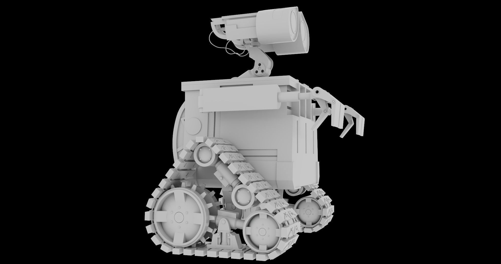 Pixar wall-e free 3D model | CGTrader