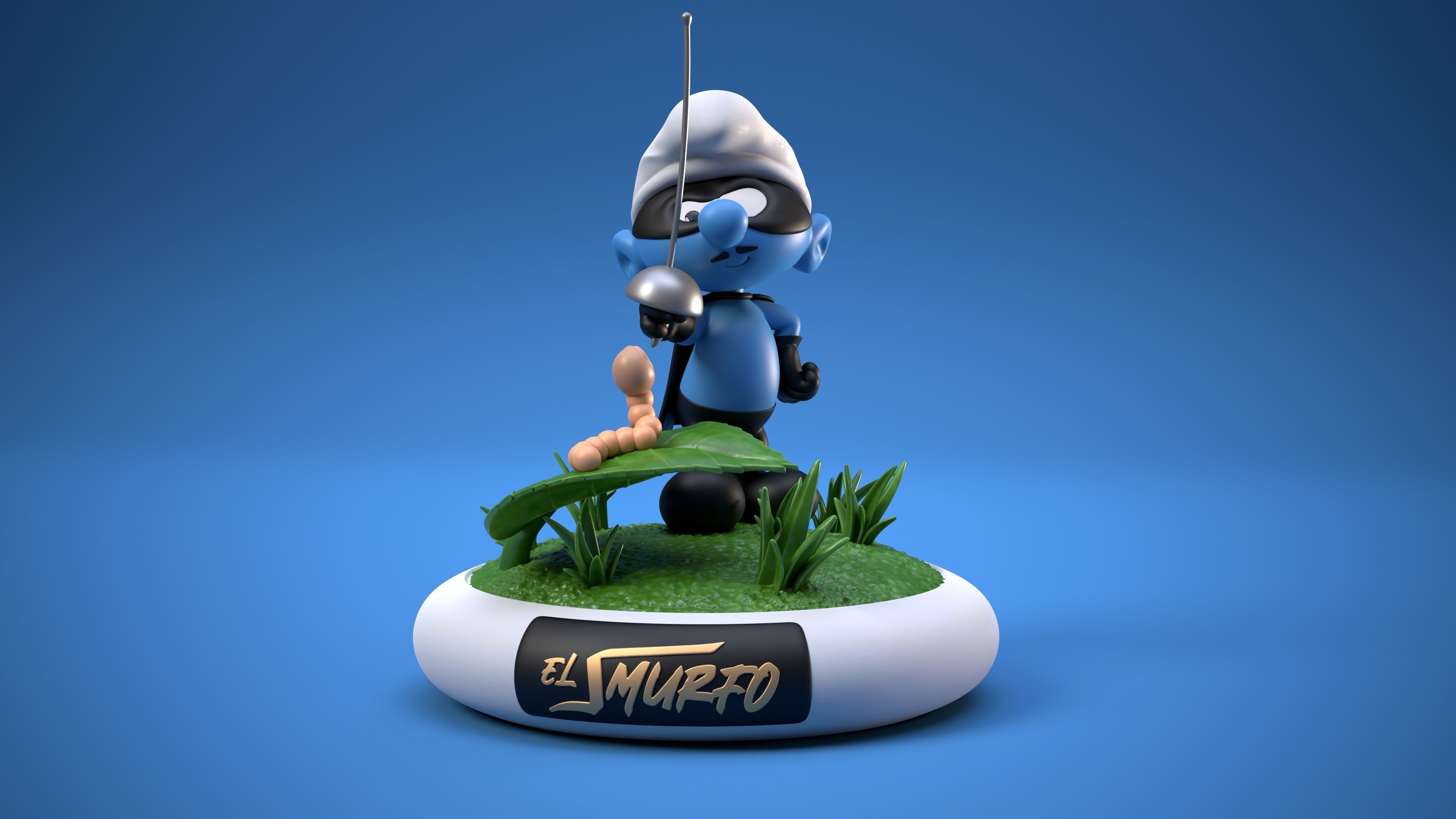 El Smurfo Pop Smurf Collection 3D model 3D printable | CGTrader