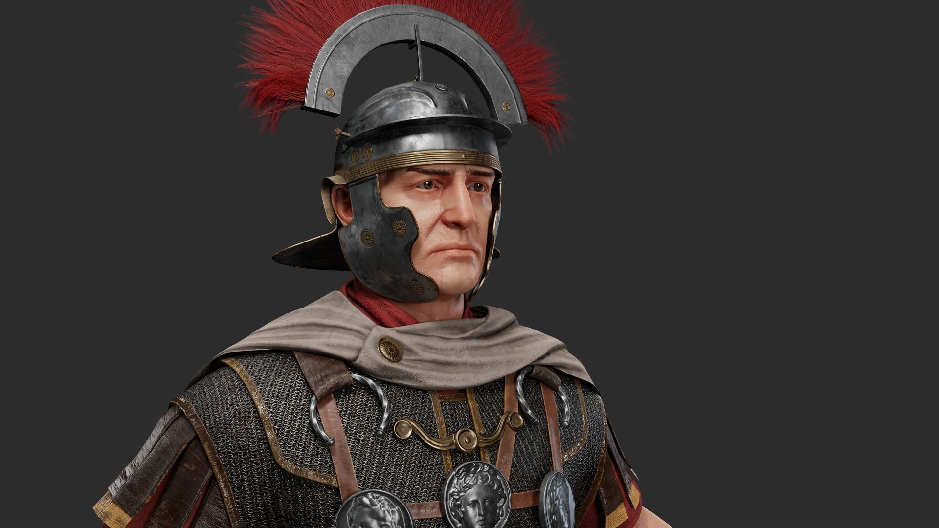 3D model ROMAN CENTURION CHARACTER VR / AR / low-poly | CGTrader