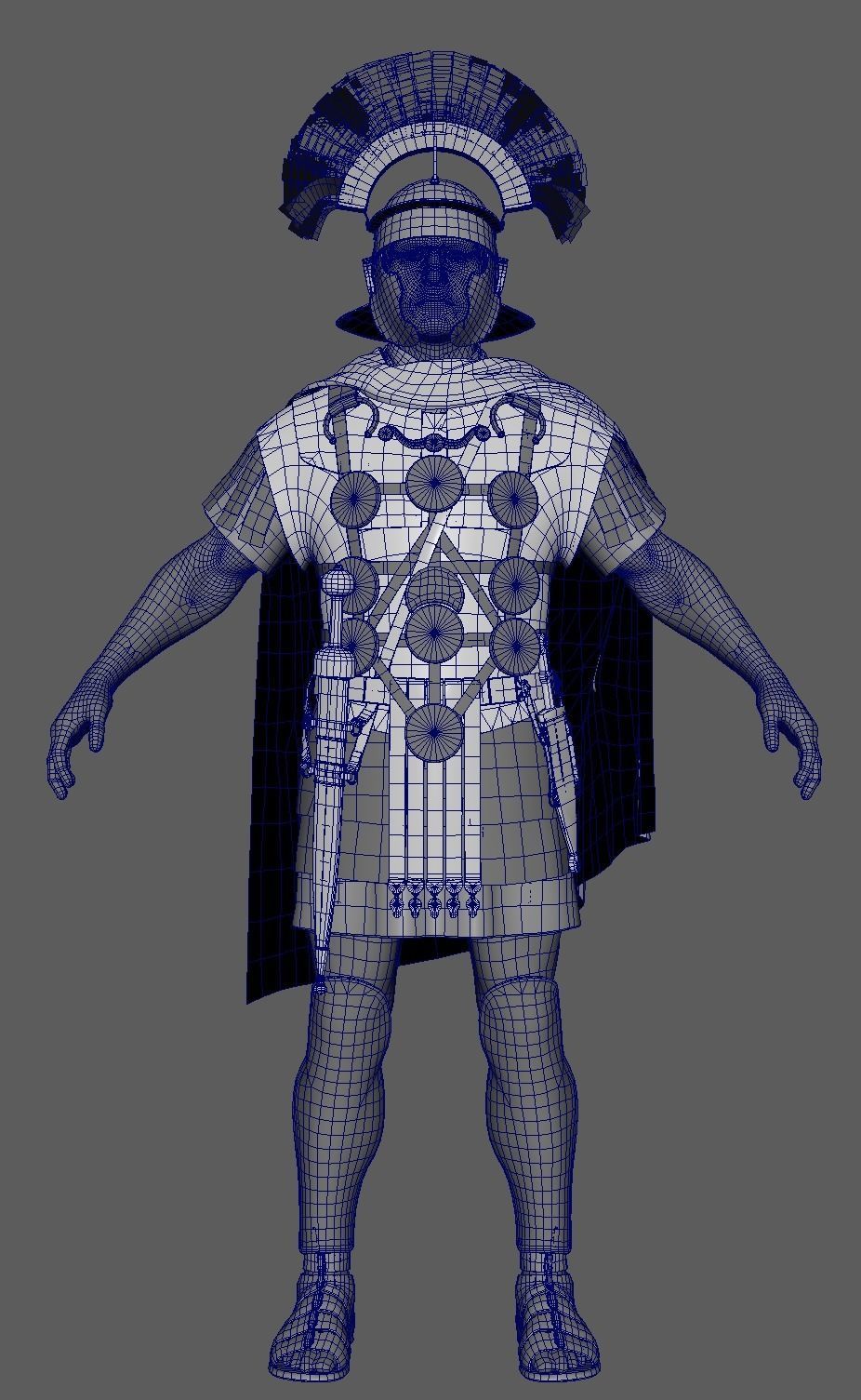 3D model ROMAN CENTURION CHARACTER VR / AR / low-poly | CGTrader