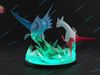 Latios and Latias diorama 3d print model presupported 3D model 3D ...