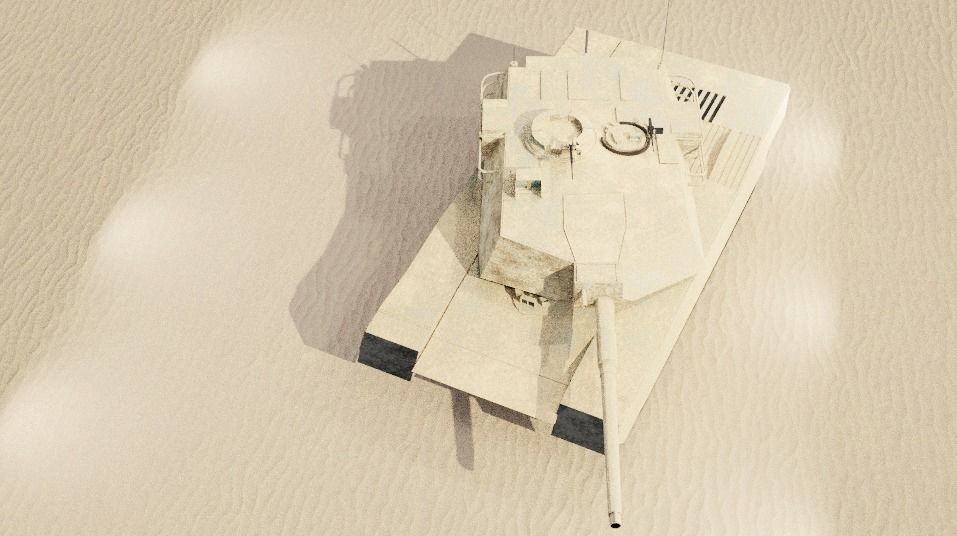M1 Abrams 105 free 3D model | CGTrader