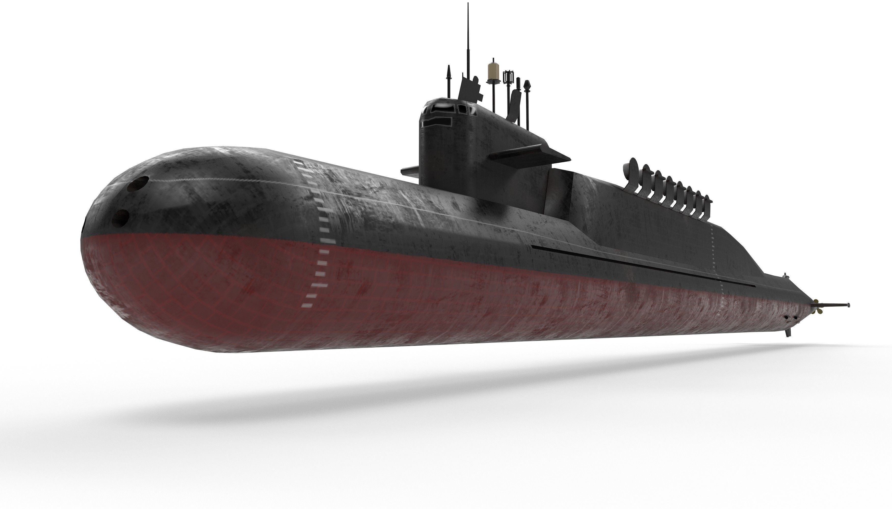 3D model delta class submarine VR / AR / low-poly | CGTrader