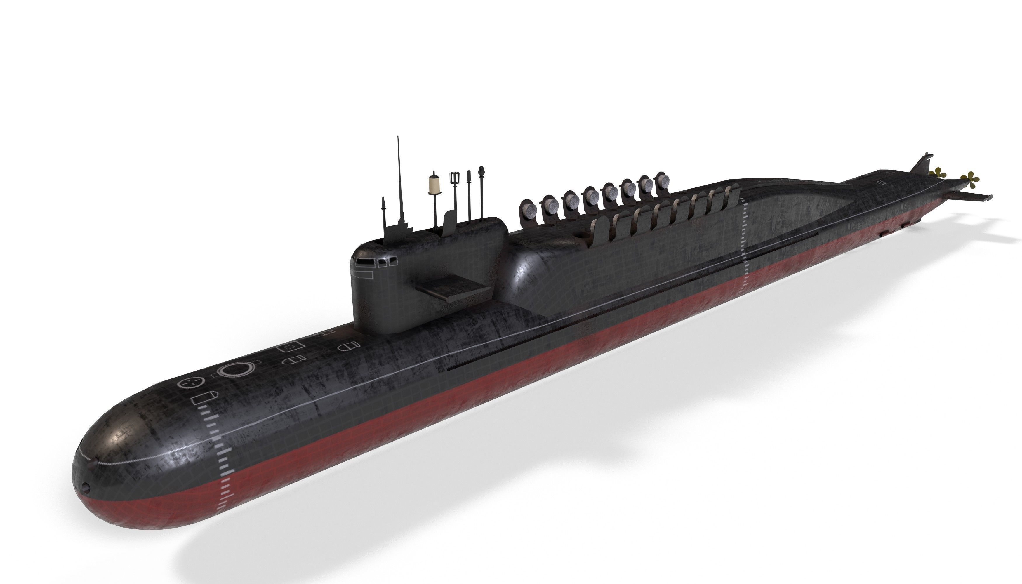 3D model delta class submarine VR / AR / low-poly | CGTrader