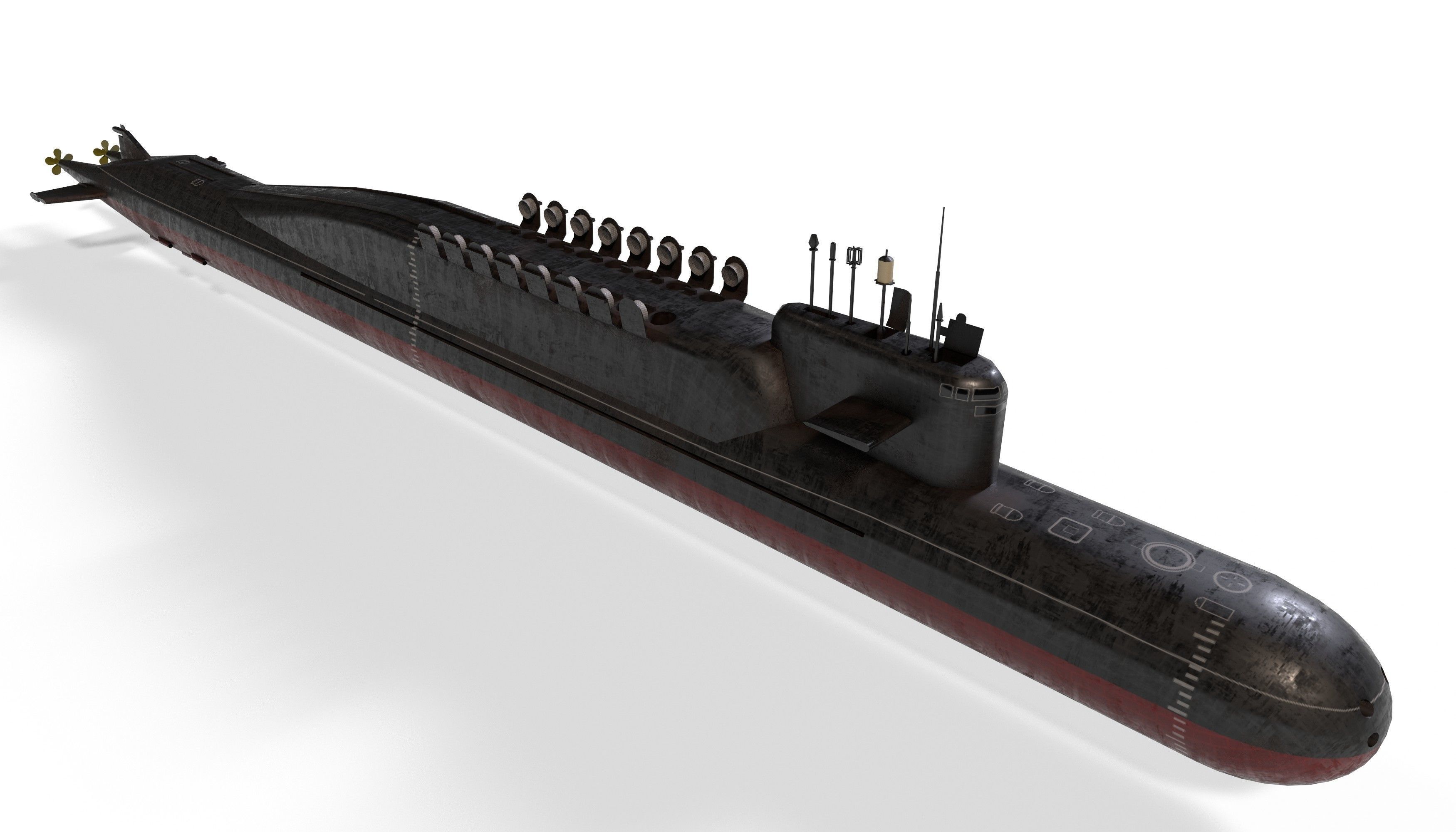 3D model delta class submarine VR / AR / low-poly | CGTrader