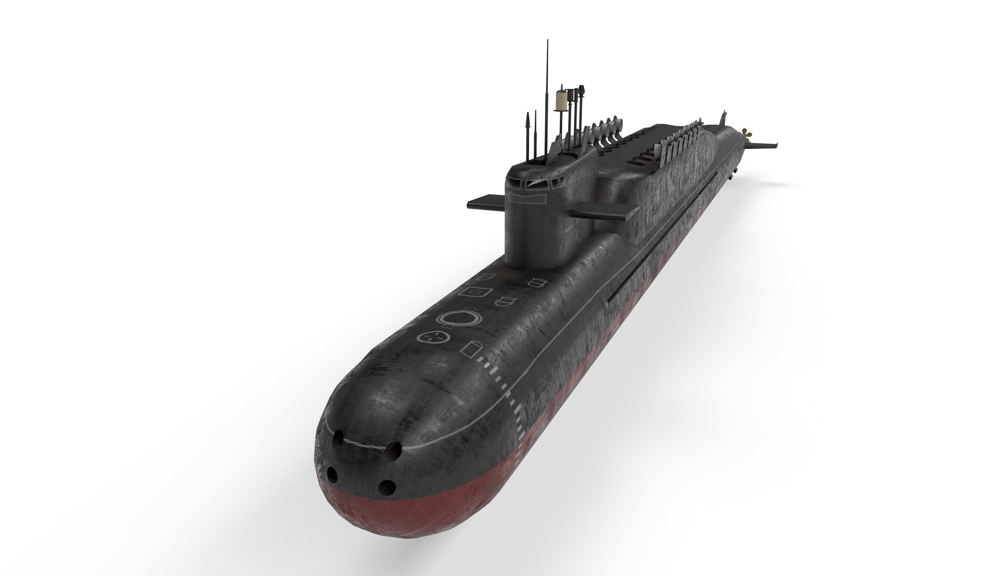 3D model delta class submarine VR / AR / low-poly | CGTrader