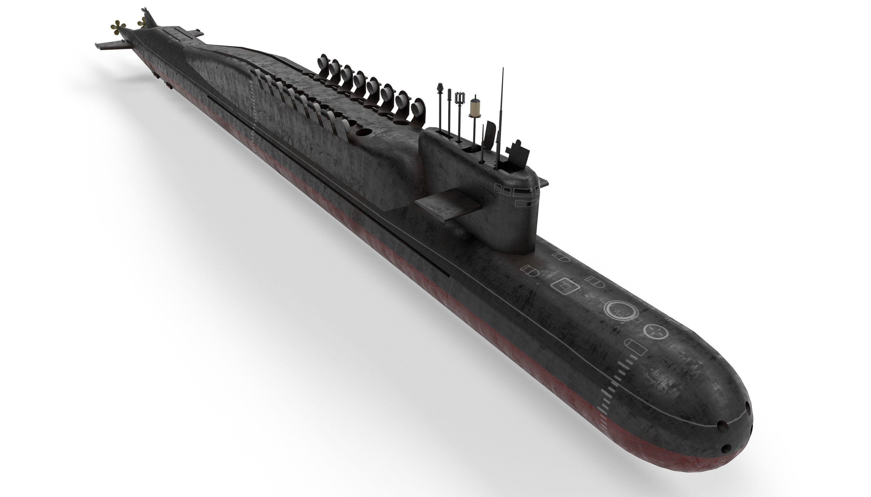 3D model delta class submarine VR / AR / low-poly | CGTrader